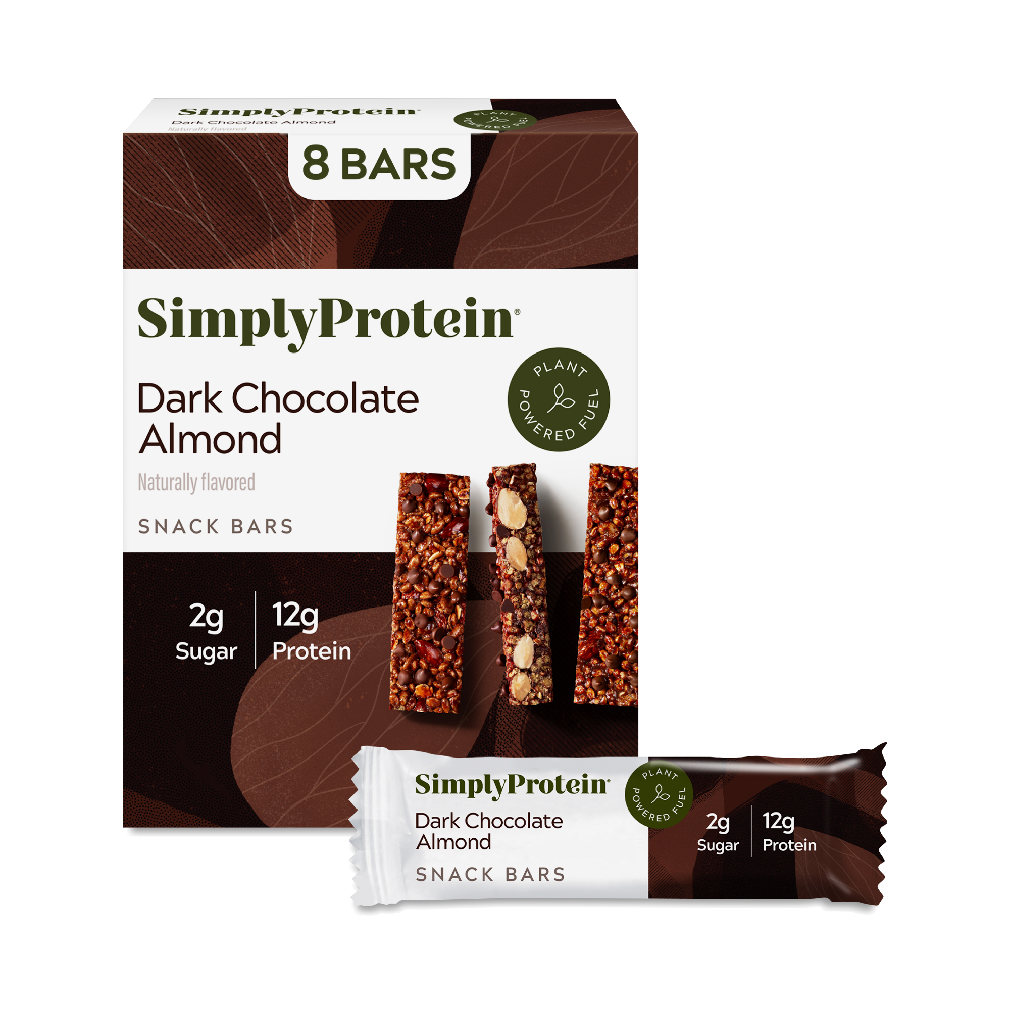 Simply Protein Snack Bars, Dark Chocolate Almond | Thrive Market