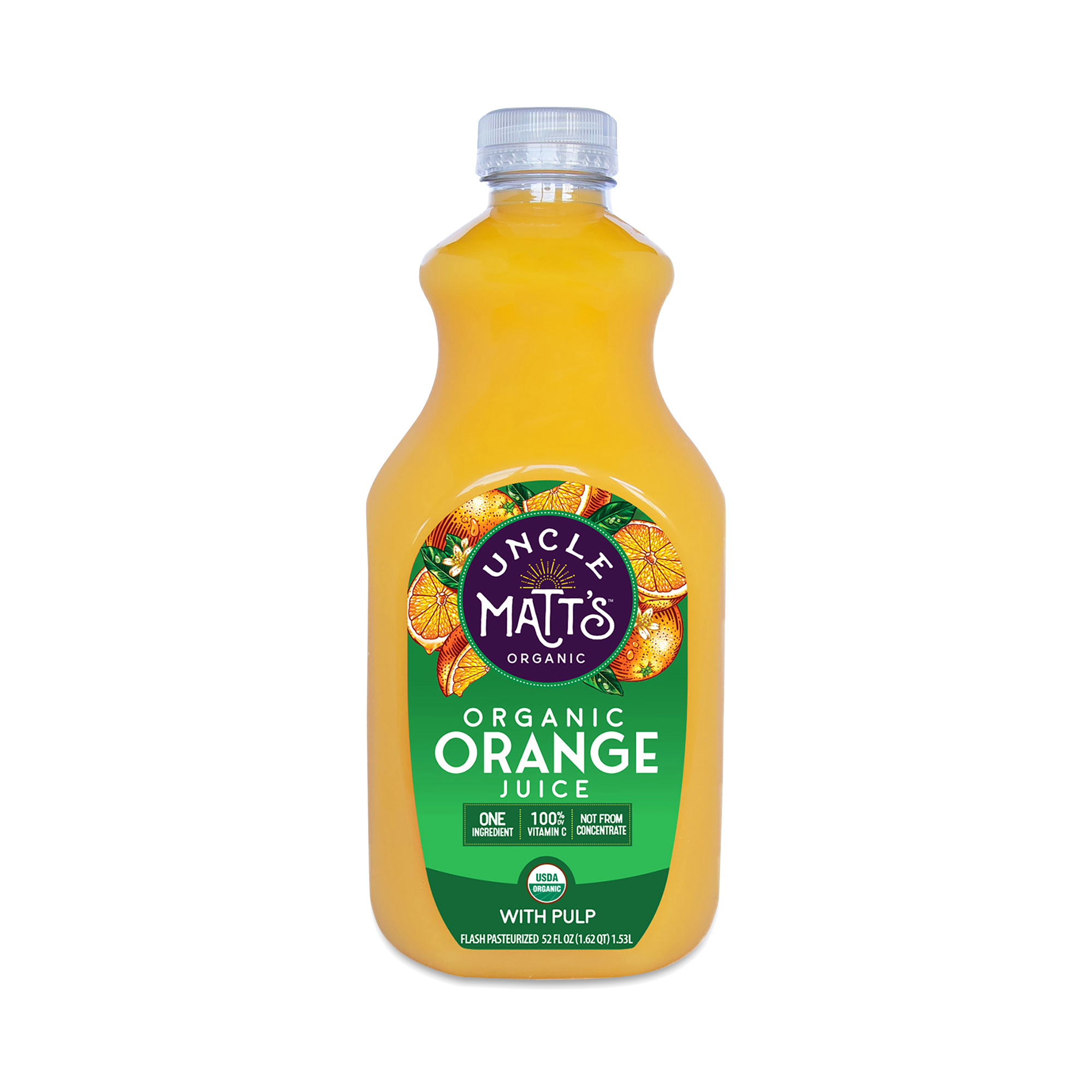Uncle Matt's Organic Orange Juice, Pulp | Thrive Market