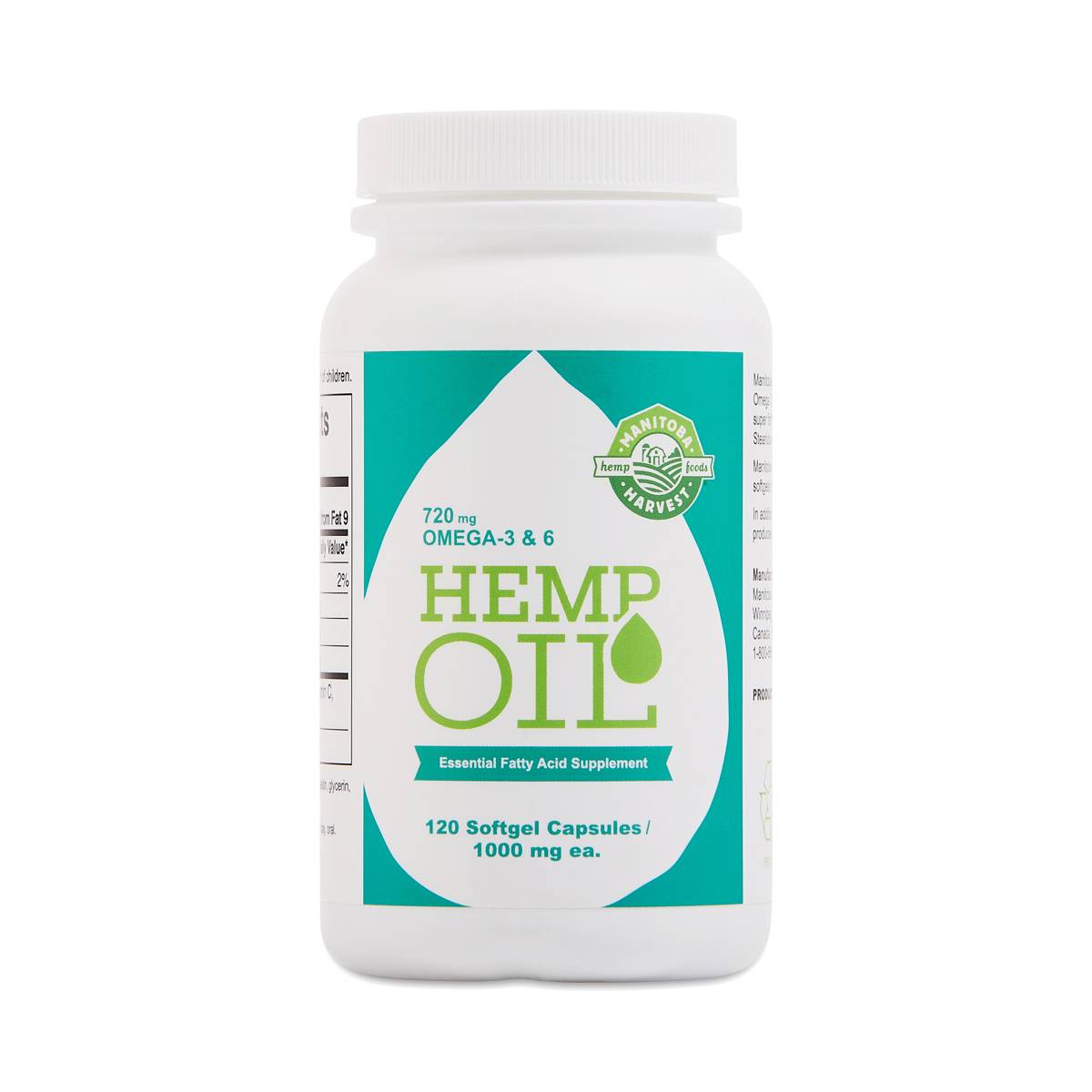 Manitoba Harvest Hemp Seed Oil Gel Capsules Thrive Market