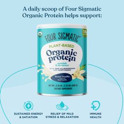 Four Sigmatic Sweet Vanilla Organic Plant Protein Powder | Thrive Market