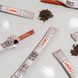 CHOMPS Grass-Fed Venison Sticks, Salt & Pepper | Thrive Market