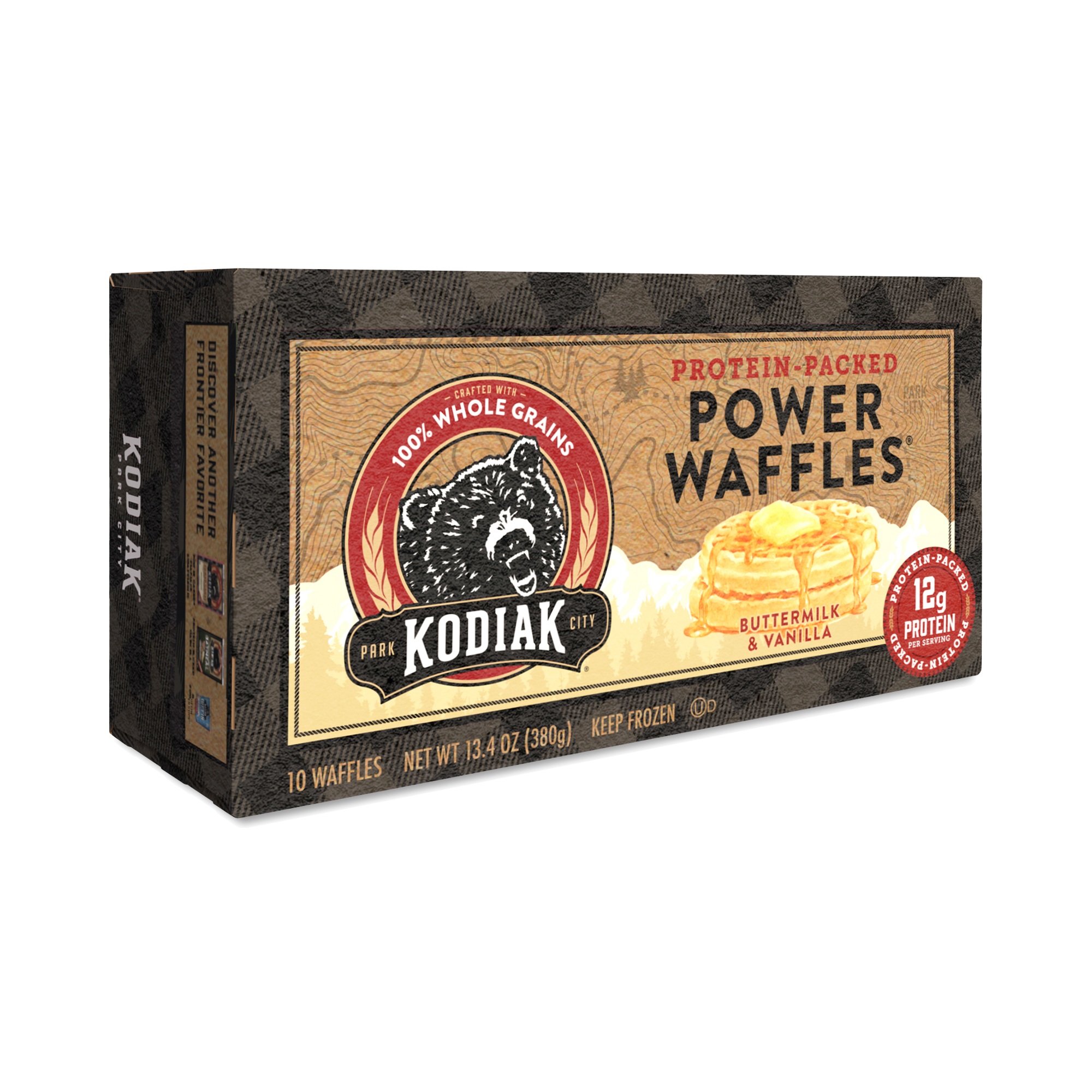 Kodiak Protein-Packed Power Waffles, Buttermilk & Vanilla | Thrive Market
