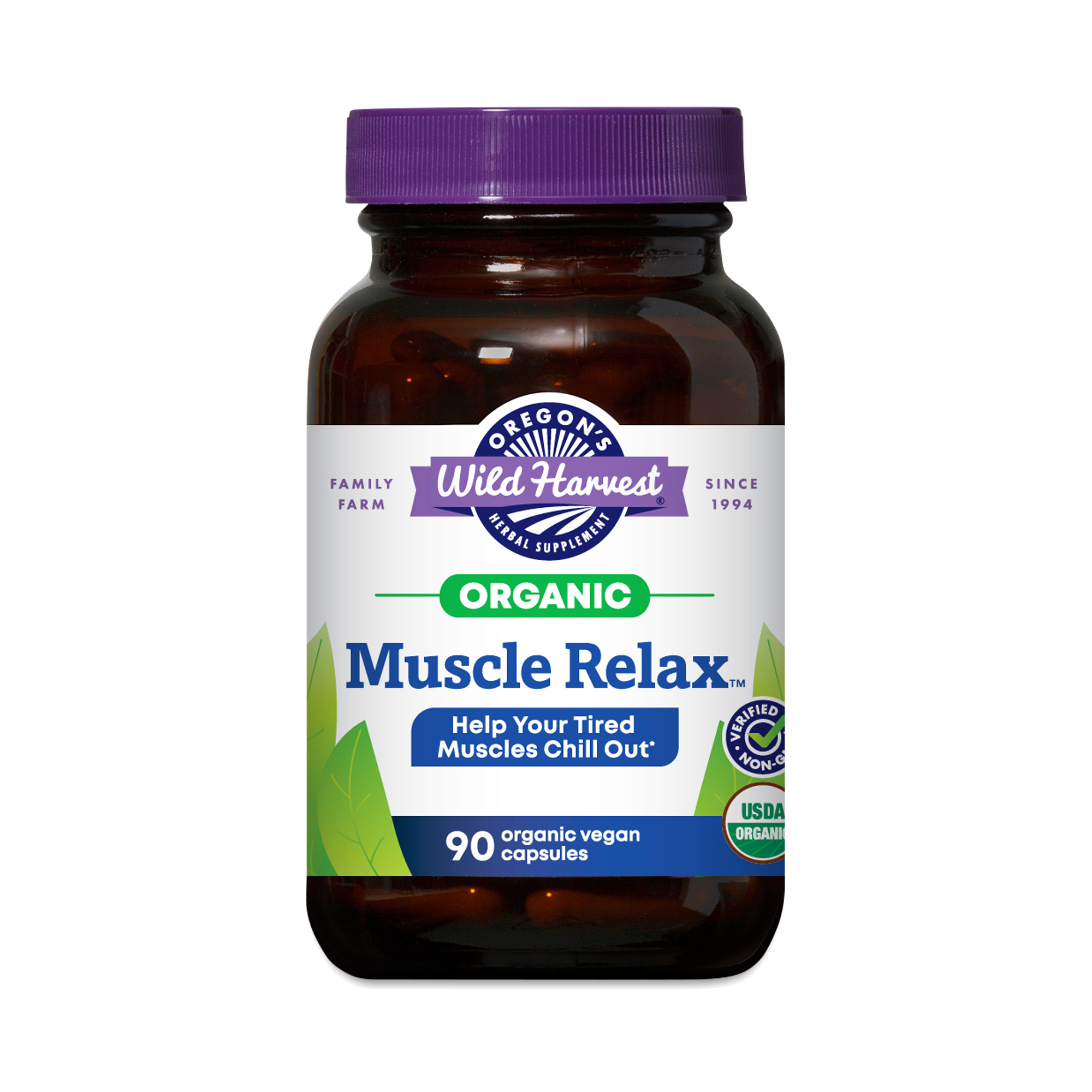 Oregon's Wild Harvest Organic Muscle Relax Capsules | Thrive Market