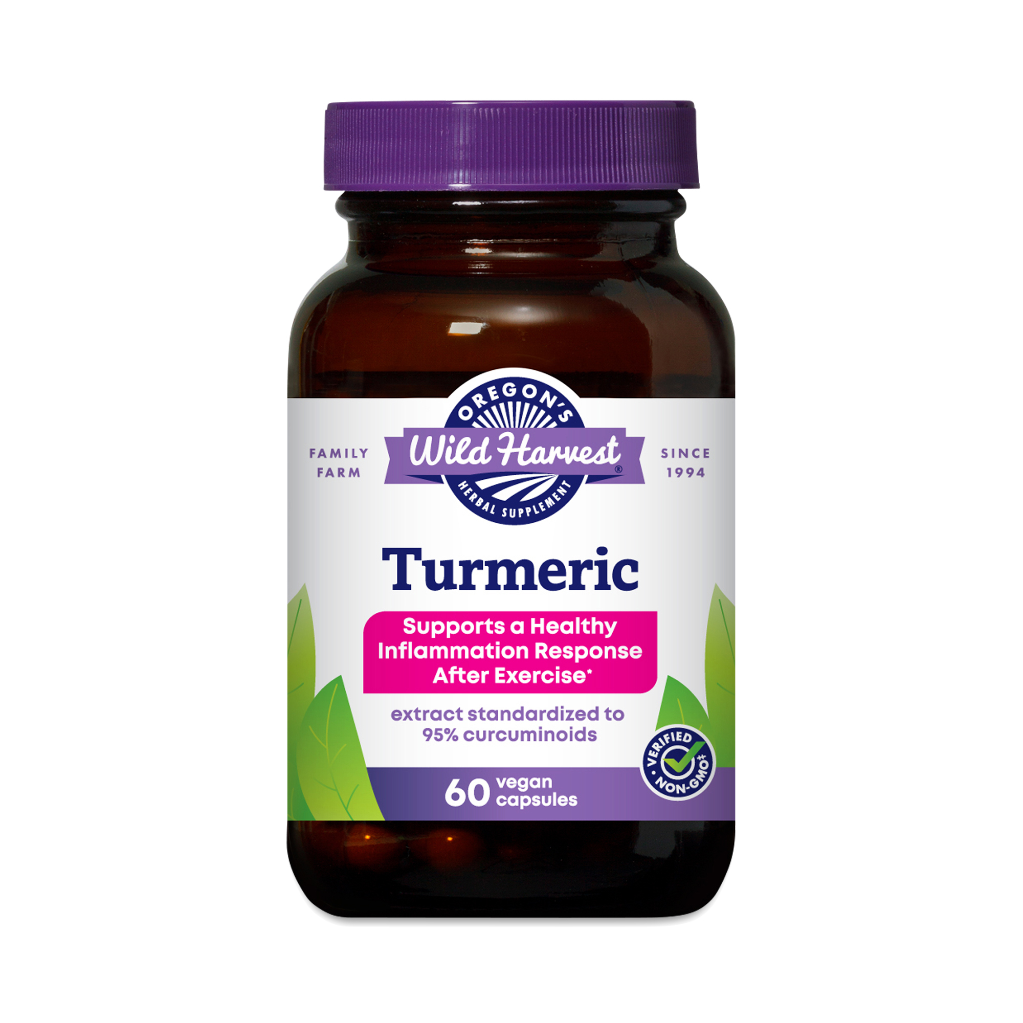 Oregon's Wild Harvest Turmeric Capsules | Thrive Market