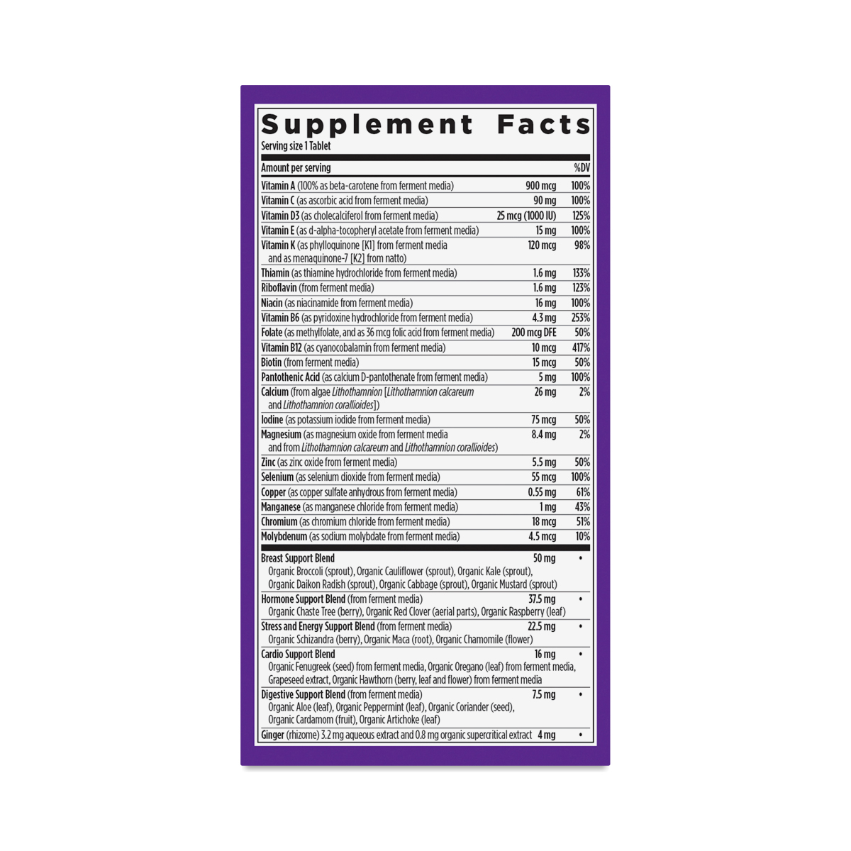 Every Woman’s One Daily Multivitamin 40+ - Thrive Market