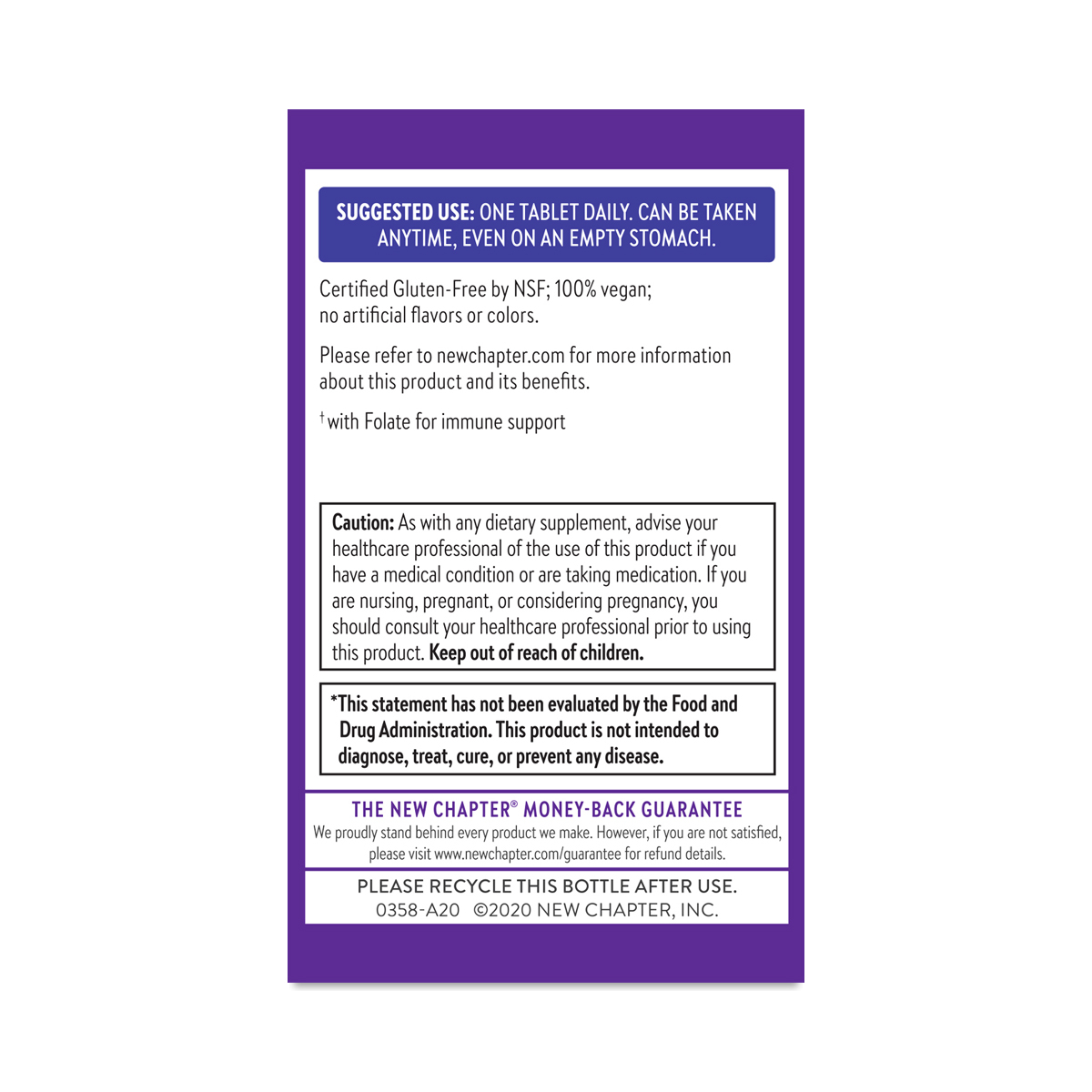 New Chapter Fermented Vitamin B Complex | Thrive Market