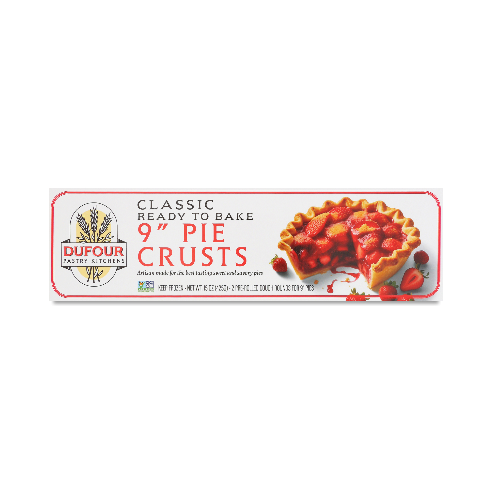 Dufour Pastry Kitchens Classic Ready To Bake 9" Pie Crusts | Thrive Market