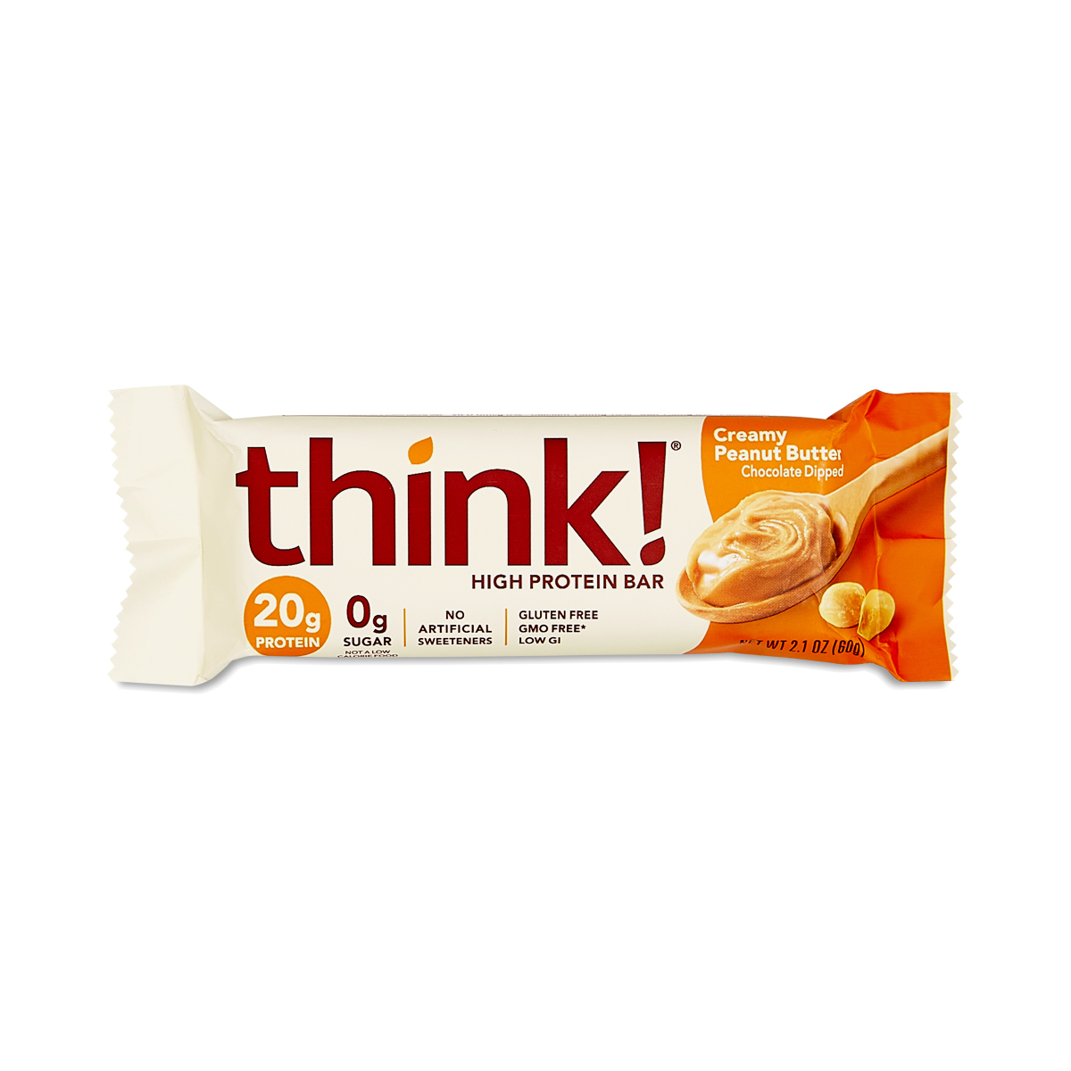 Creamy Peanut Butter Protein Bars by Think Thin - Thrive Market