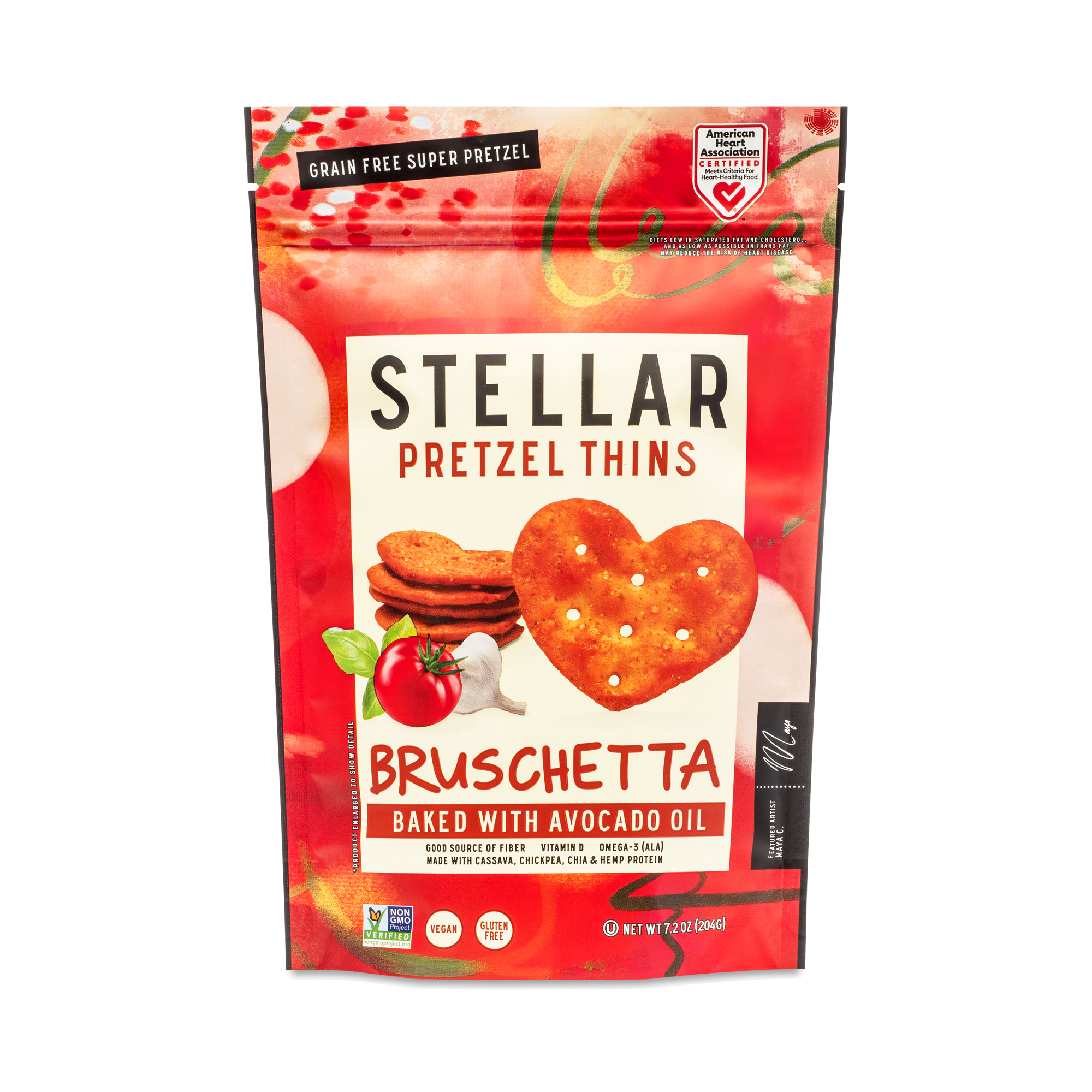 Stellar Snacks Stellar Pretzel Thins, Bruschetta | Thrive Market