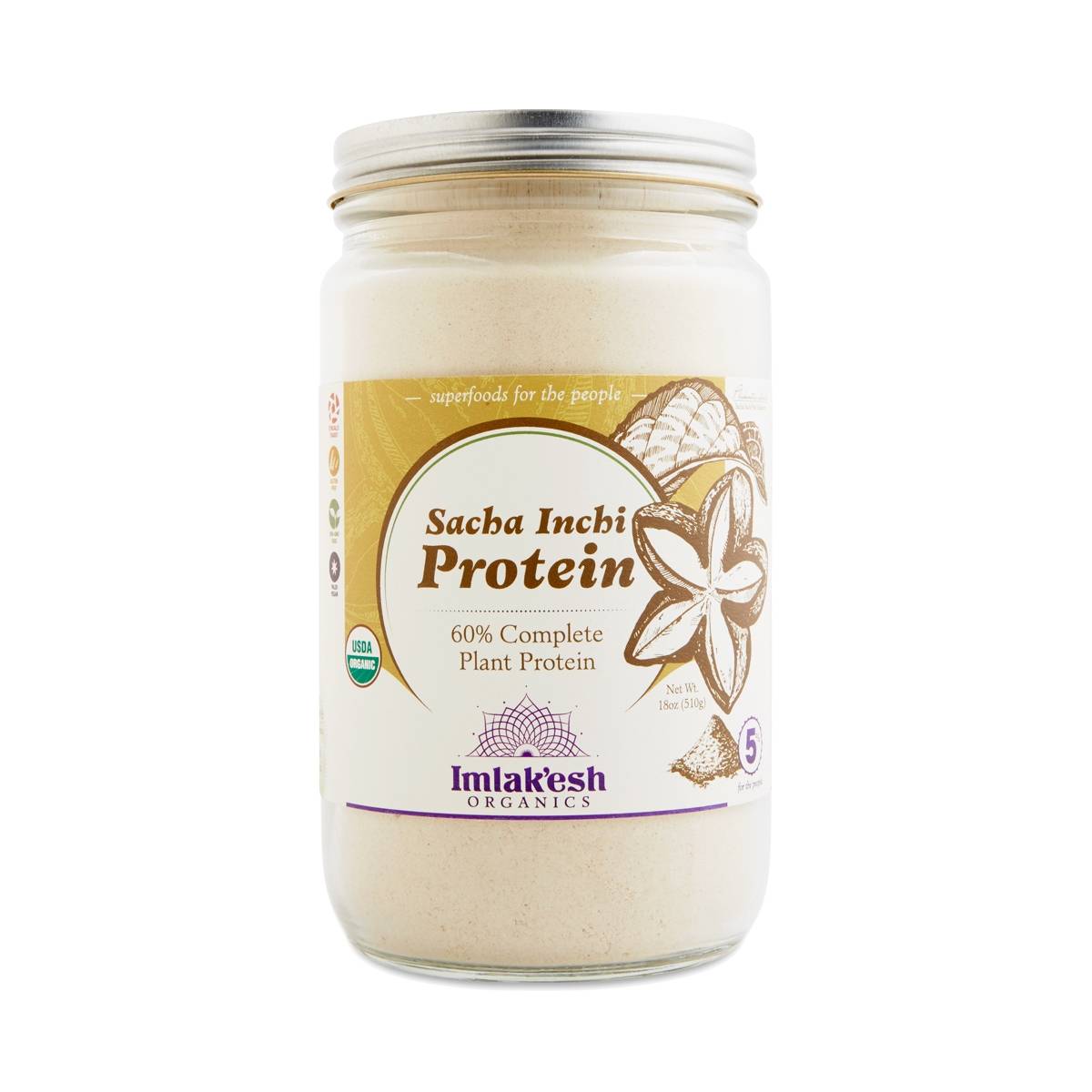 Sacha Inchi Protein Powder by Imlak’esh Organics - Thrive Market