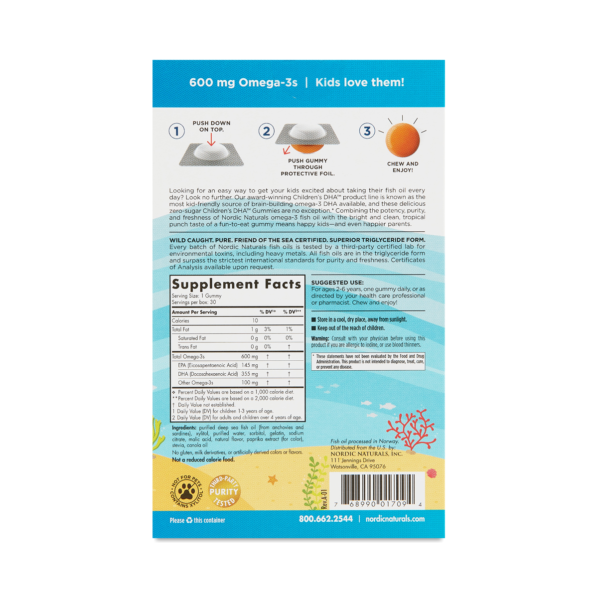 Nordic Naturals Children's DHA | Thrive Market