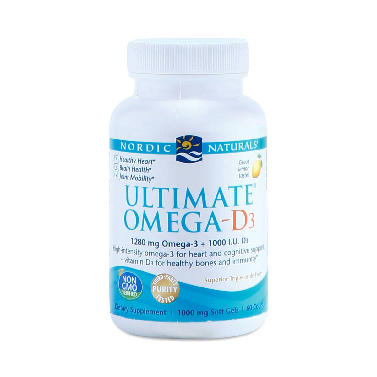 Nordic Naturals Ultimate Omega-D3, Lemon - Thrive Market