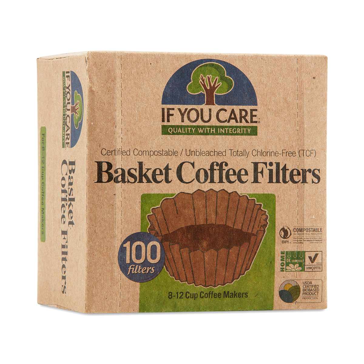 8 in. Certified Compostable Coffee Filters | Thrive Market