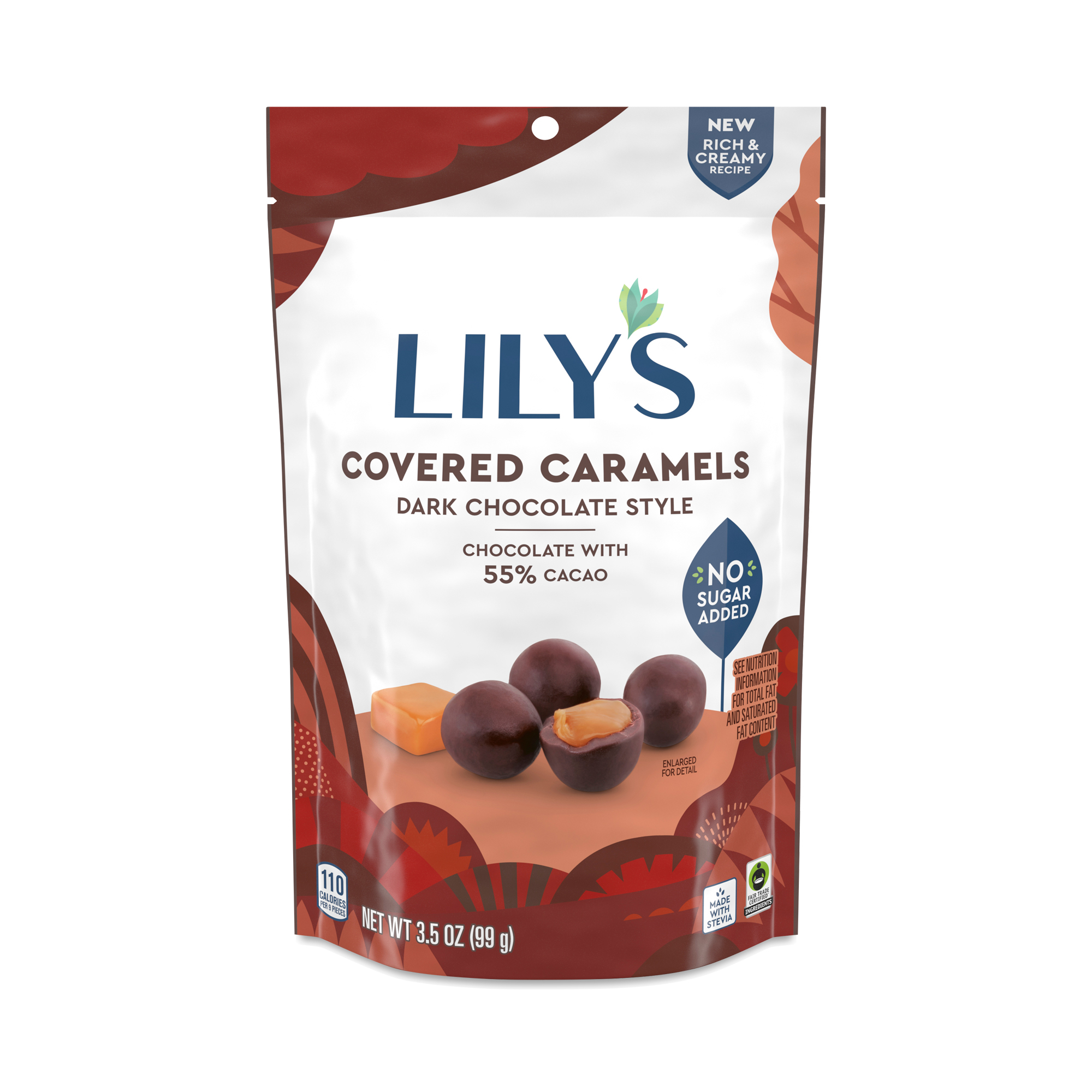 Lily's Sweets Dark Chocolate Caramels | Thrive Market