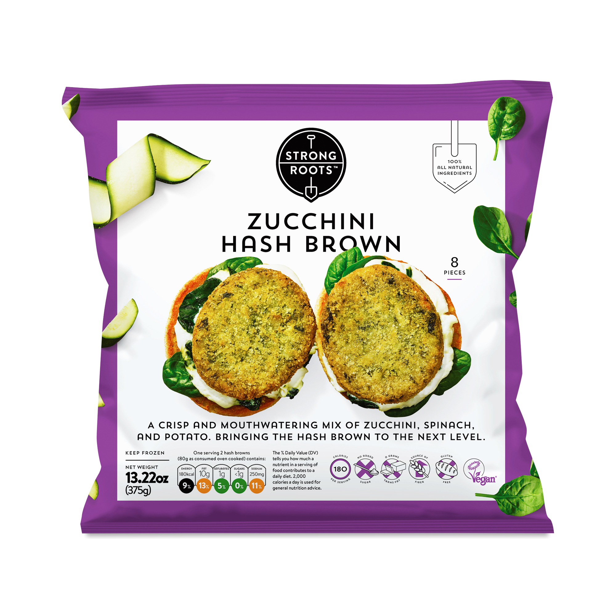 Strong Roots Zucchini Hash Browns | Thrive Market