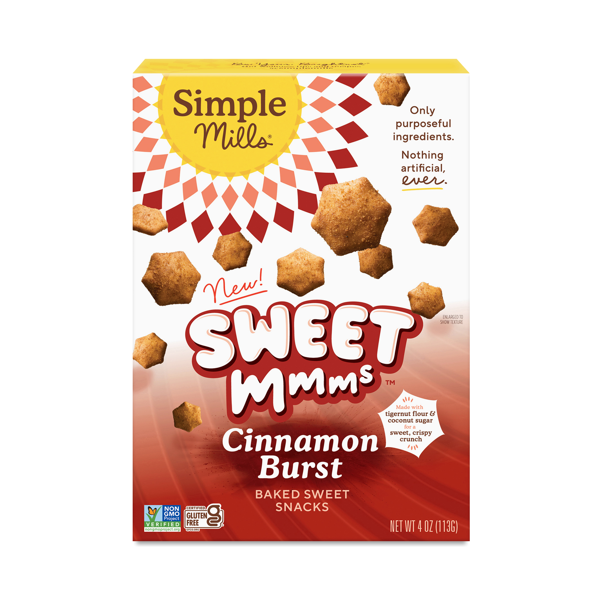 Simple Mills Sweet Mmms Baked Sweet Snacks, Cinnamon Burst | Thrive Market