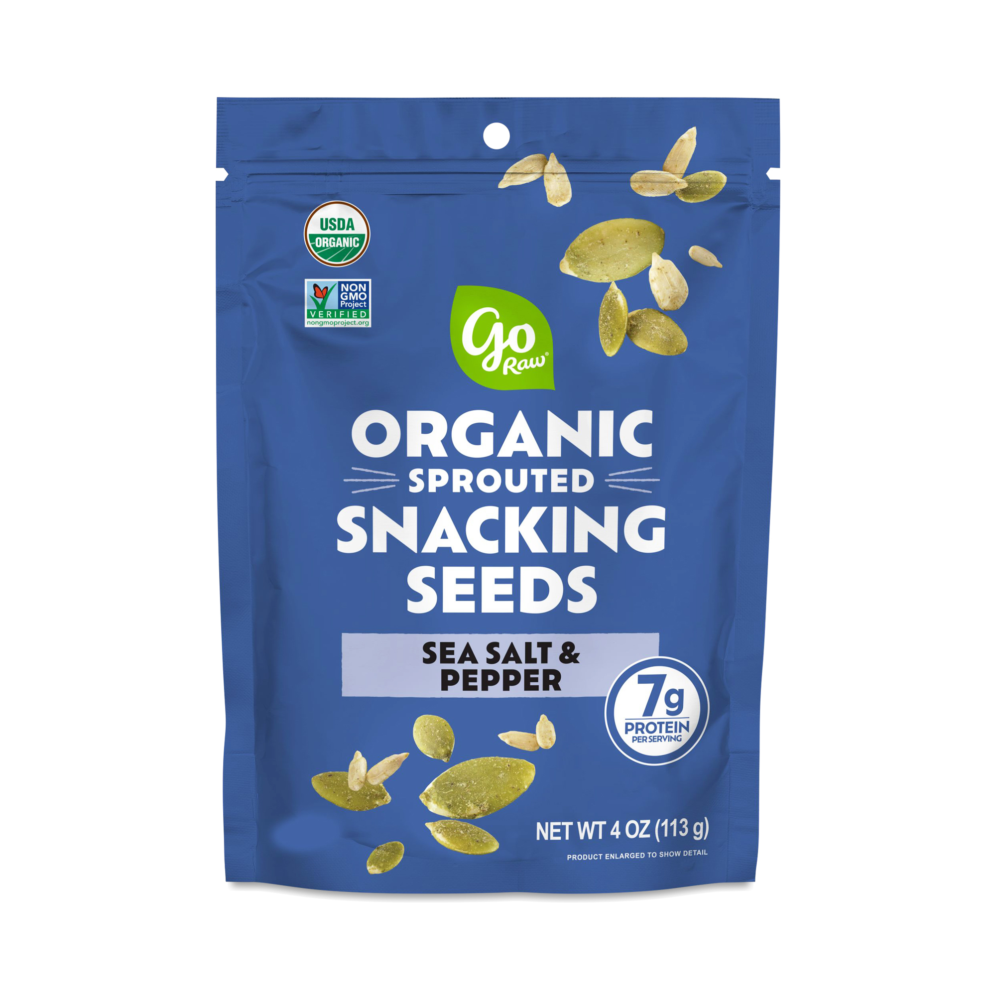 Go Raw Organic Sprouted Snacking Seeds, Sea Salt & Pepper | Thrive Market
