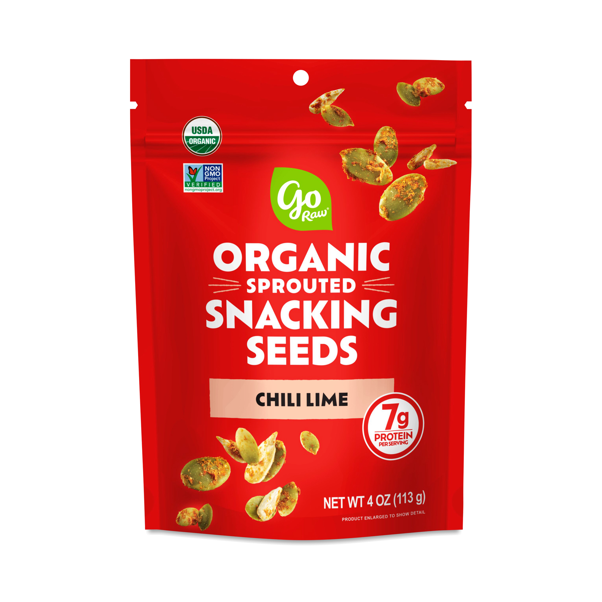 Go Raw Organic Sprouted Snacking Seeds, Chili Lime | Thrive Market