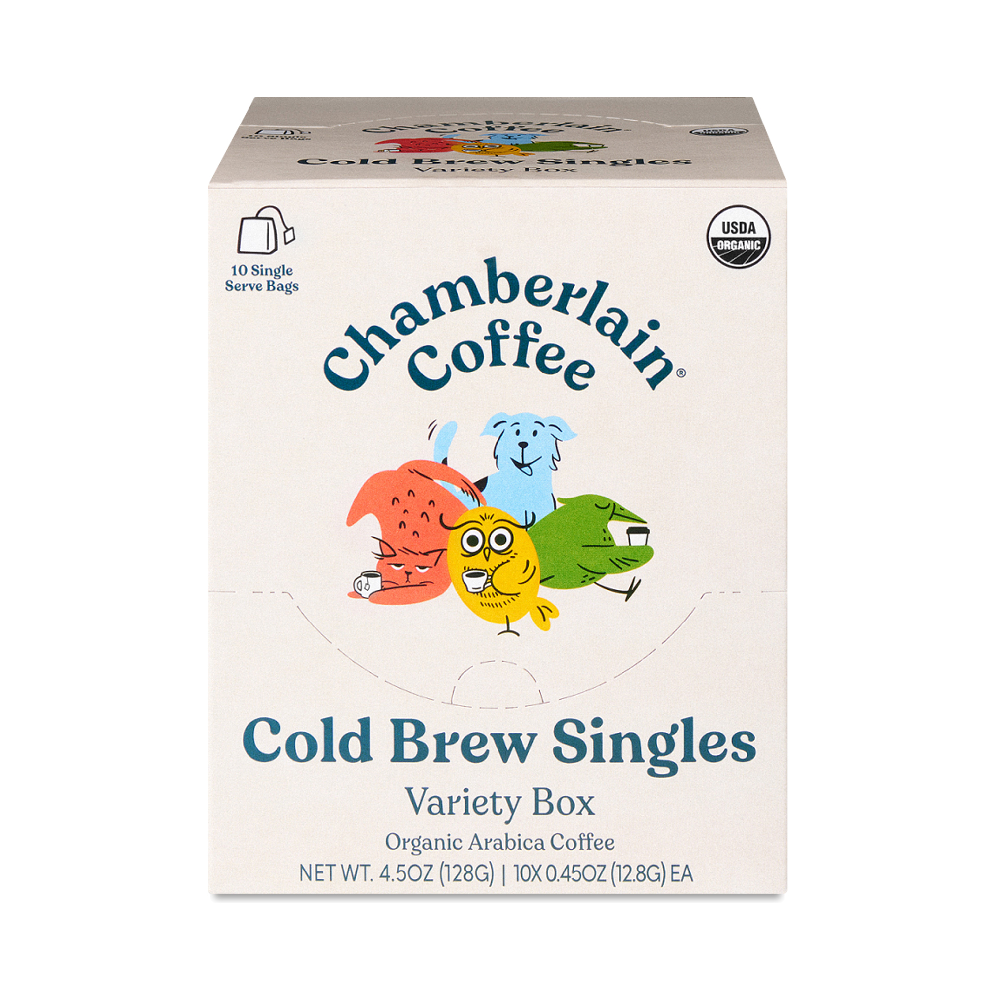 Chamberlain Coffee Cold Brew Coffee Singles, Variety Box | Thrive Market