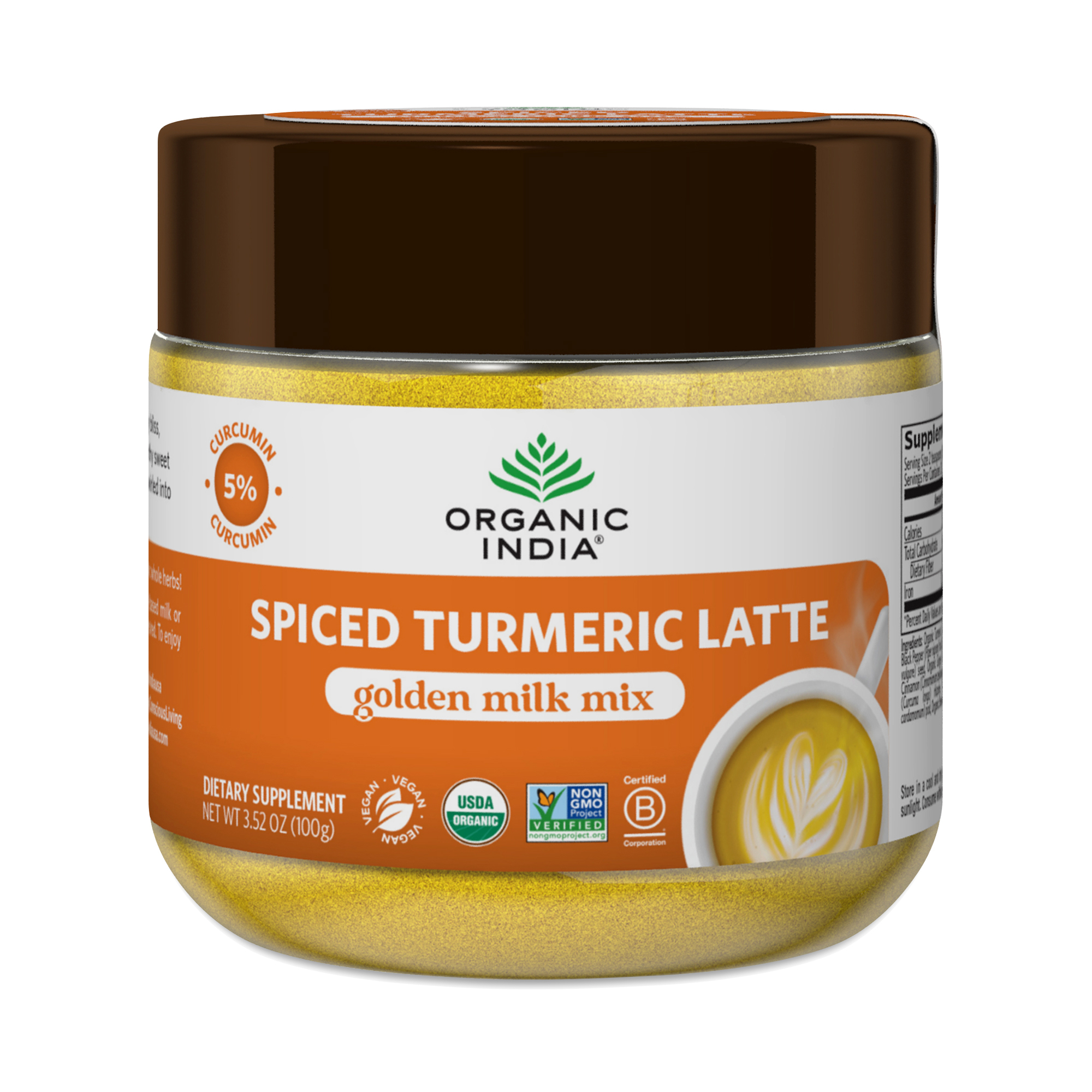 Organic India Golden Milk Mix, Spiced Turmeric Latte | Thrive Market