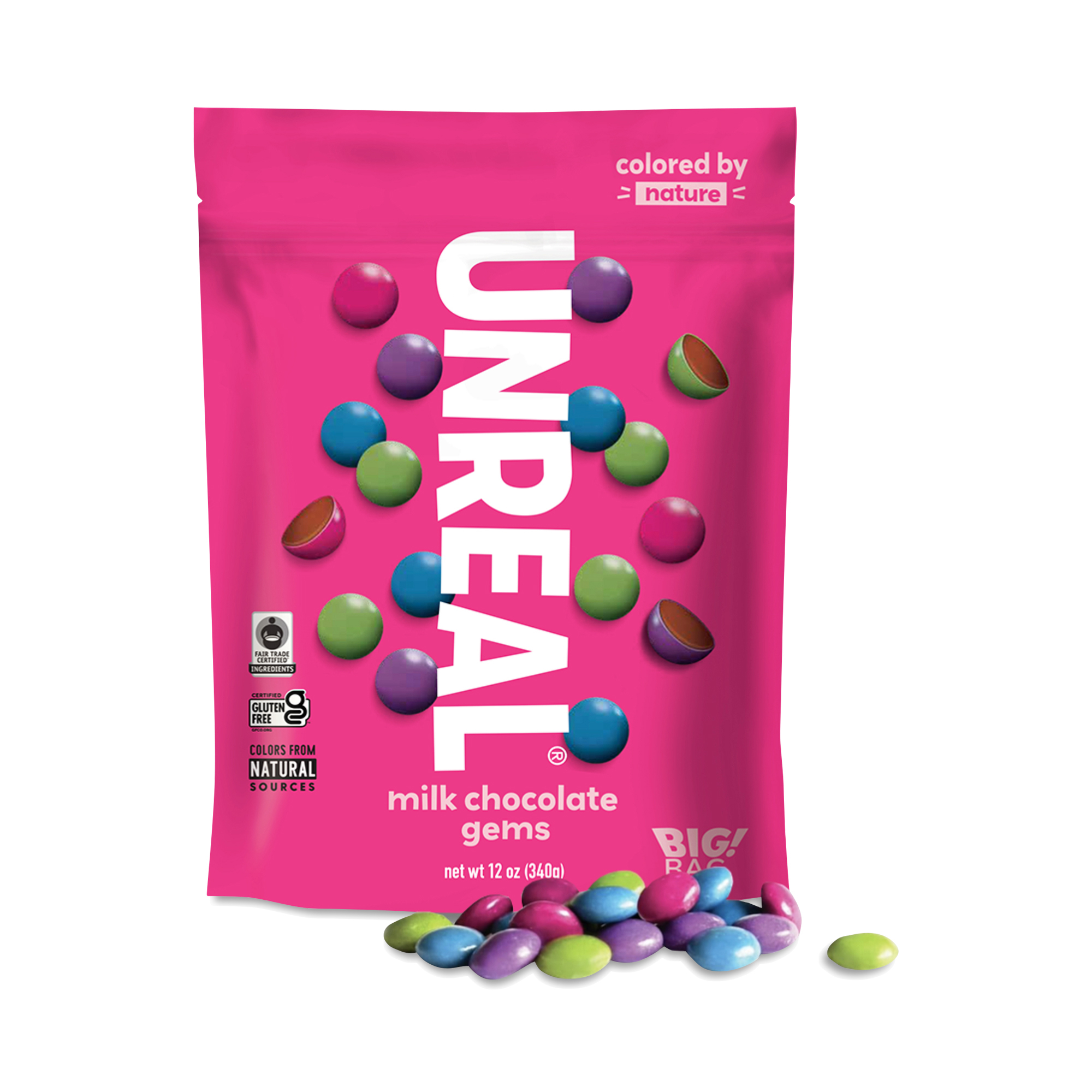 Unreal Milk Chocolate Gems, Value Pack | Thrive Market