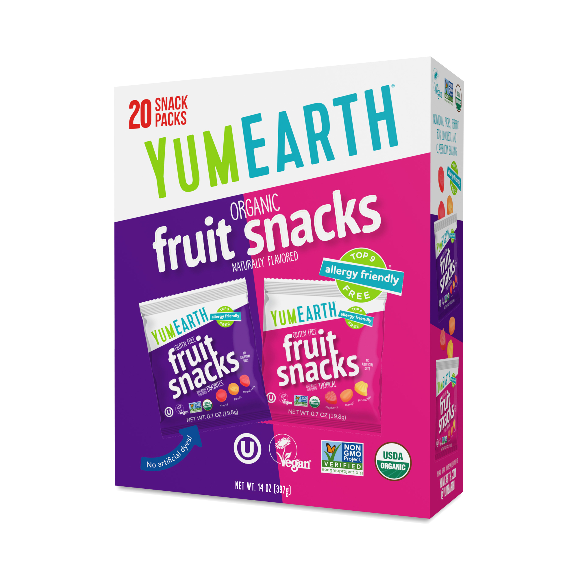 YumEarth Organic Fruit Snacks Variety Box | Thrive Market