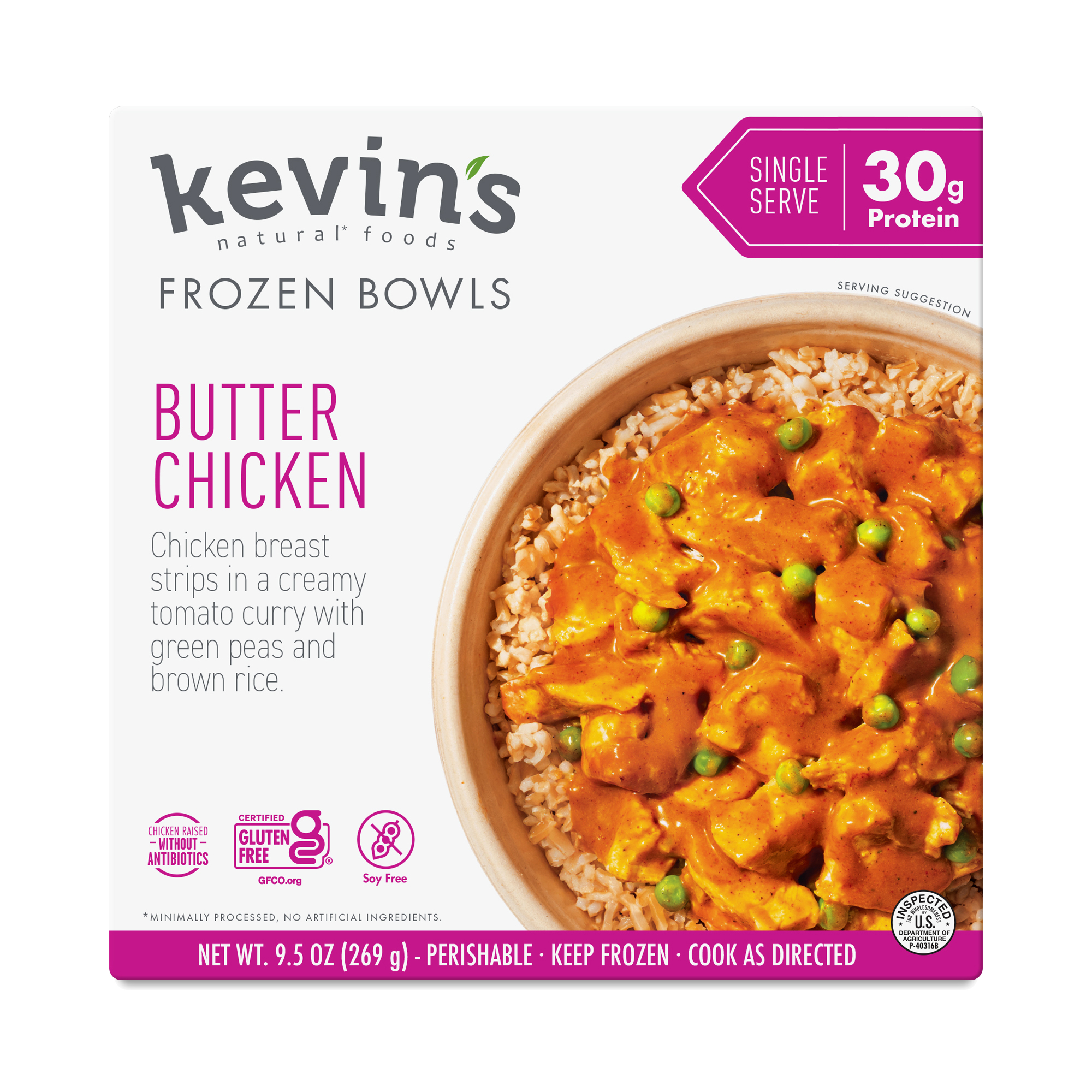 Kevin's Natural Foods Butter Chicken Bowl | Thrive Market