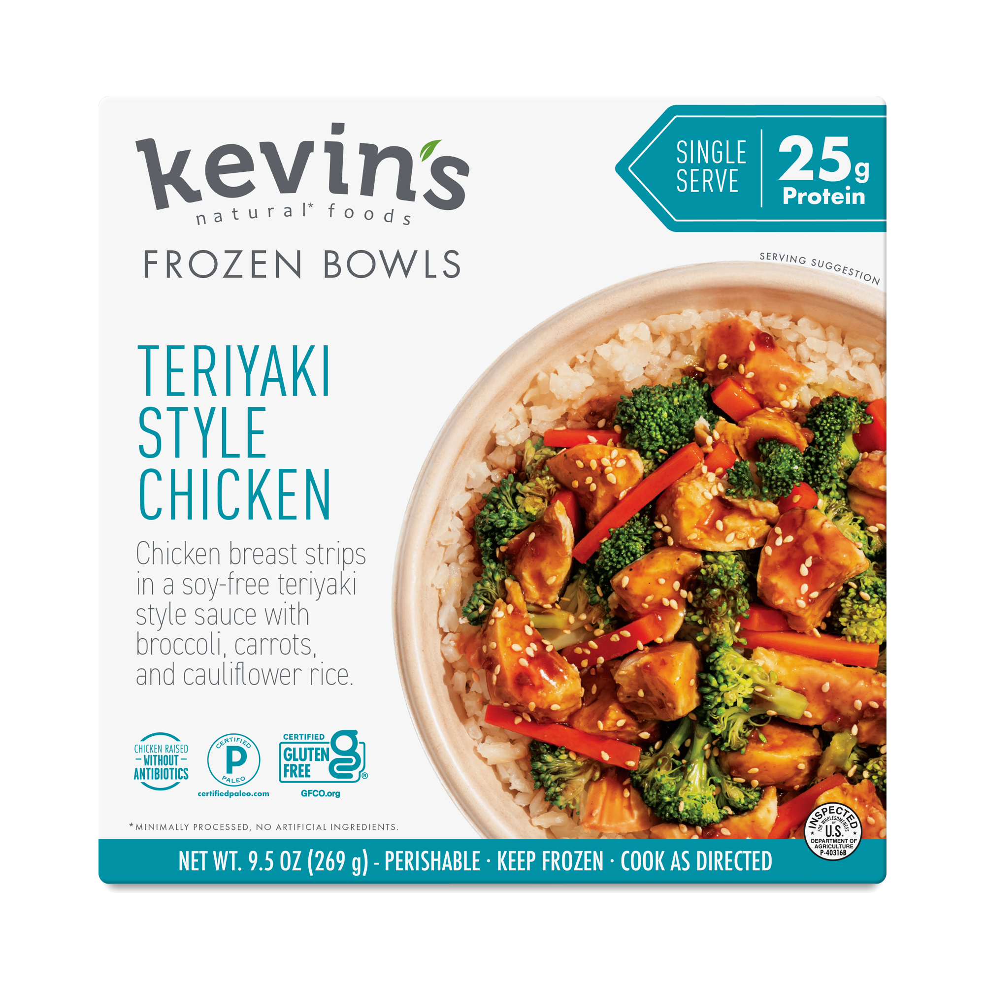 Kevin's Natural Foods Teriyaki-Style Chicken Bowl | Thrive Market