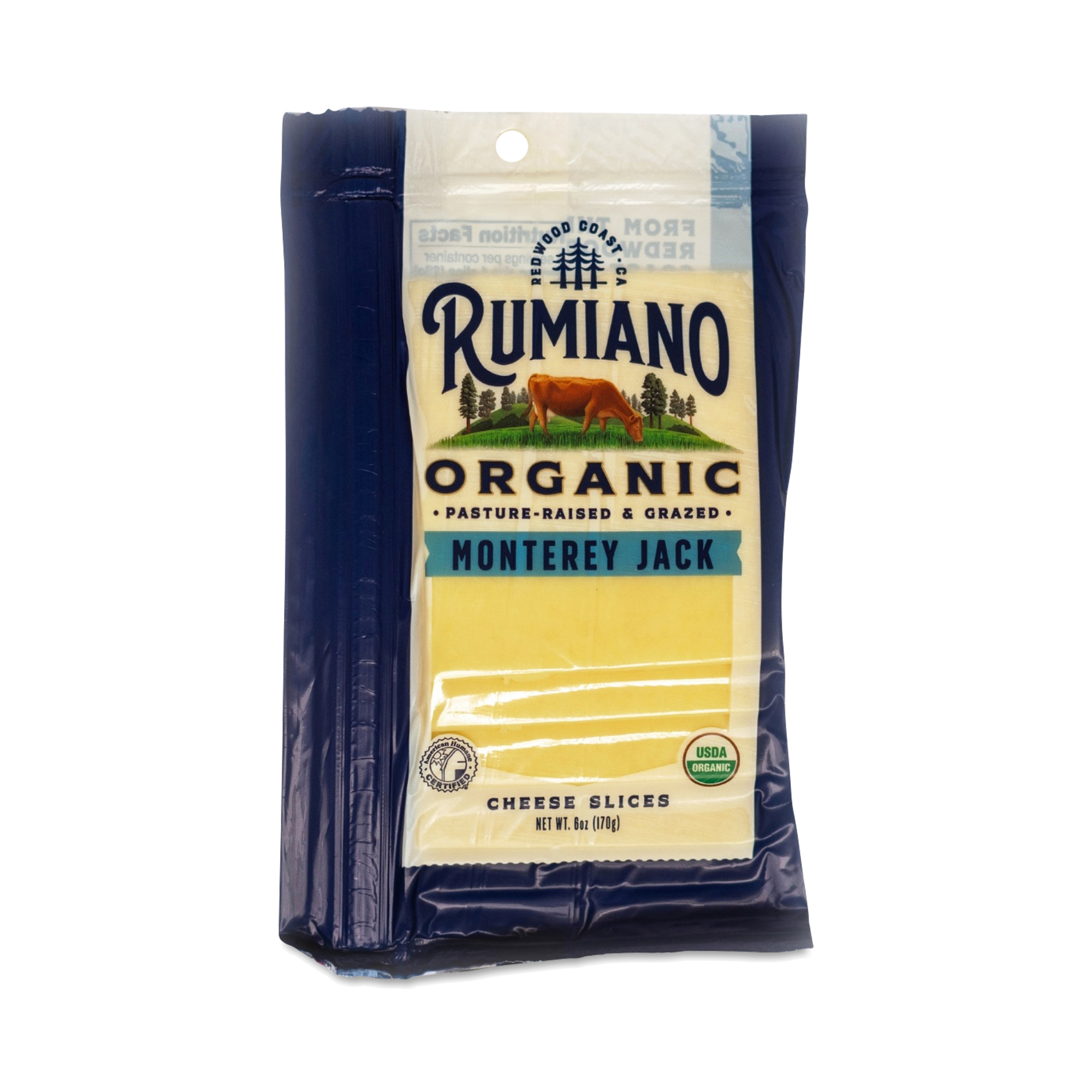 Rumiano Organic Sliced Monterey Jack Cheese | Thrive Market