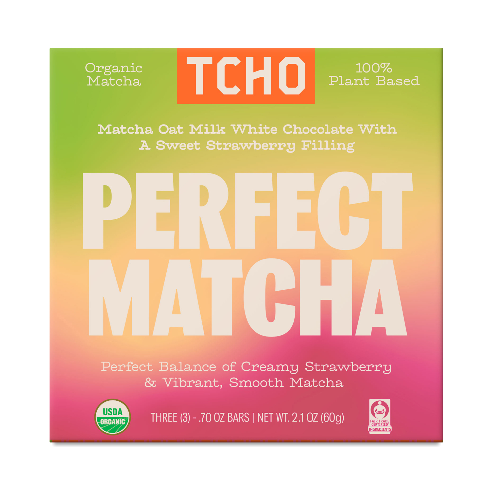 TCHO Oat Milk White Chocolate, Perfect Matcha | Thrive Market