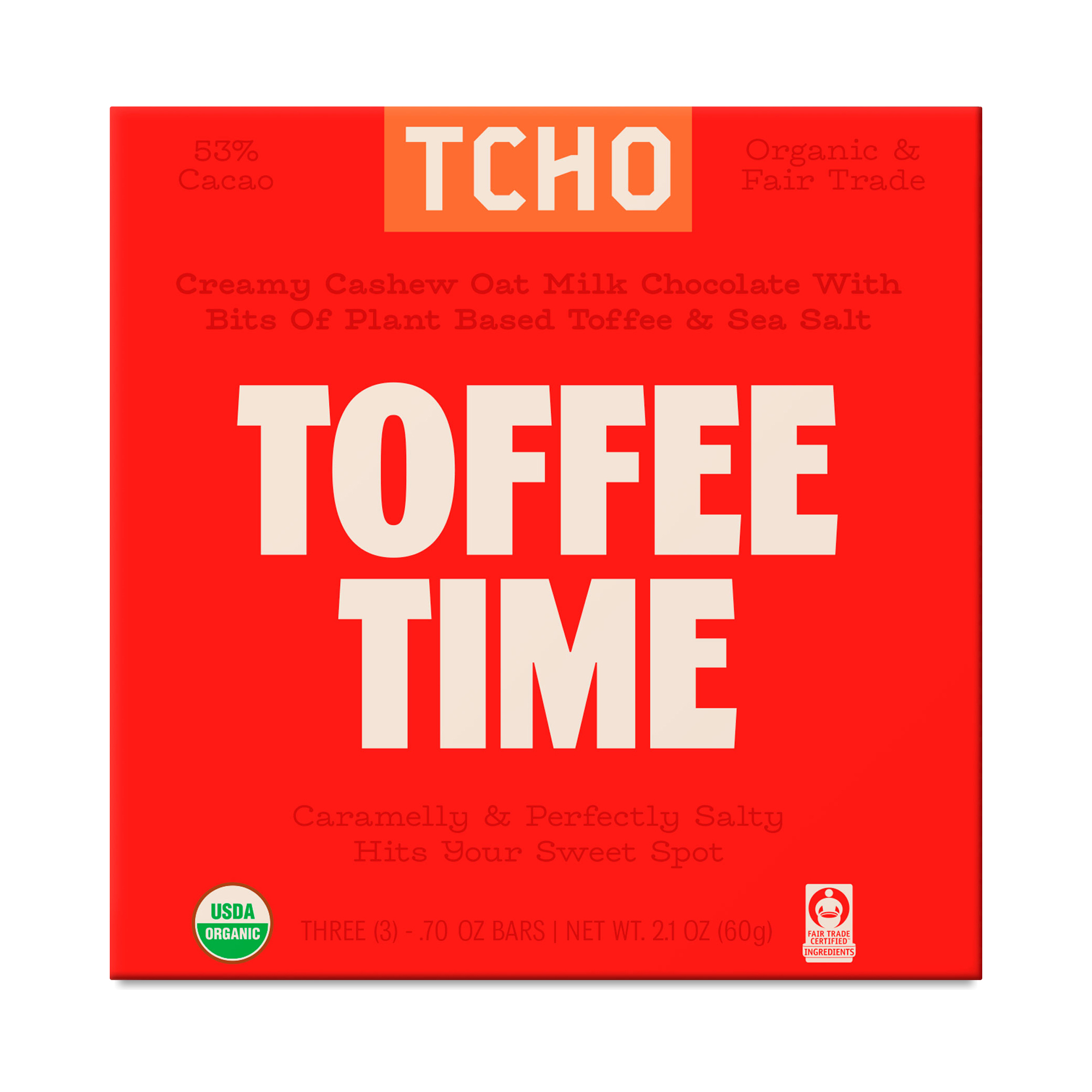 TCHO Oat Milk Chocolate, Toffee Time | Thrive Market