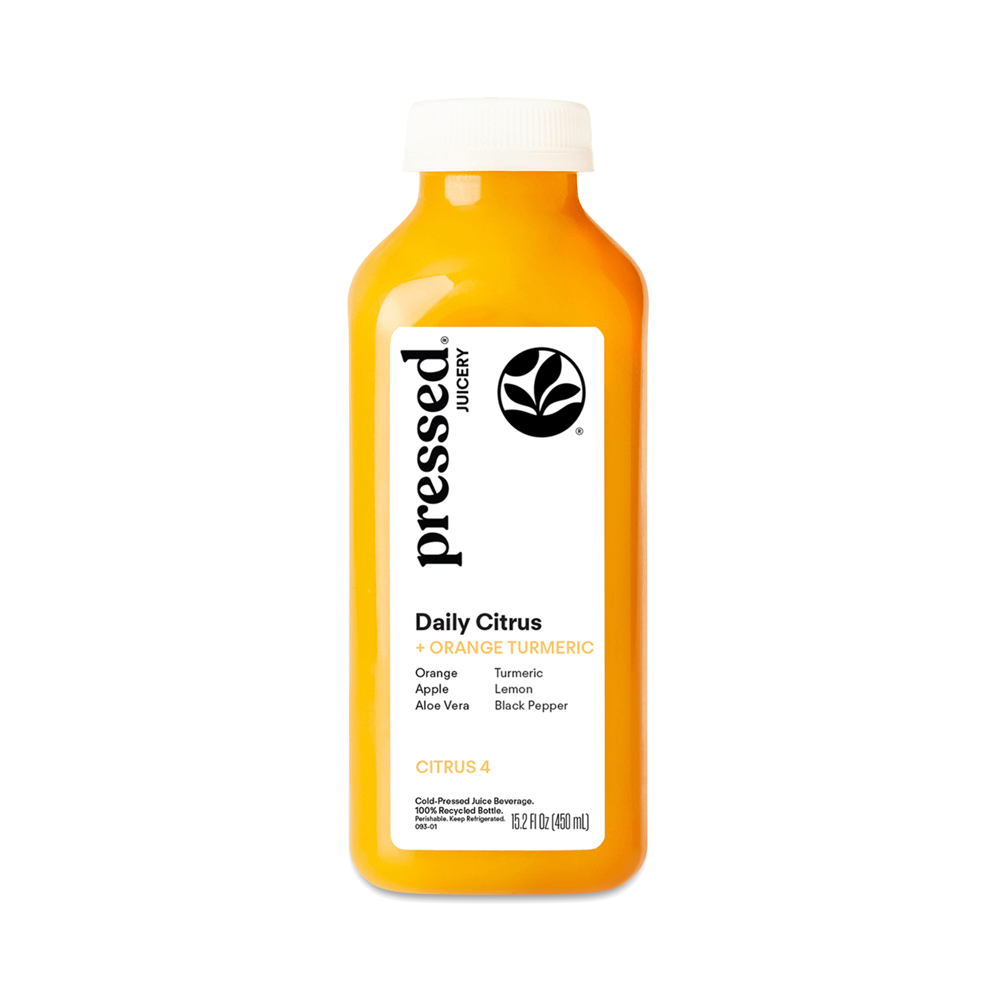 Pressed Juicery Daily Citrus + Orange Turmeric Juice | Thrive Market