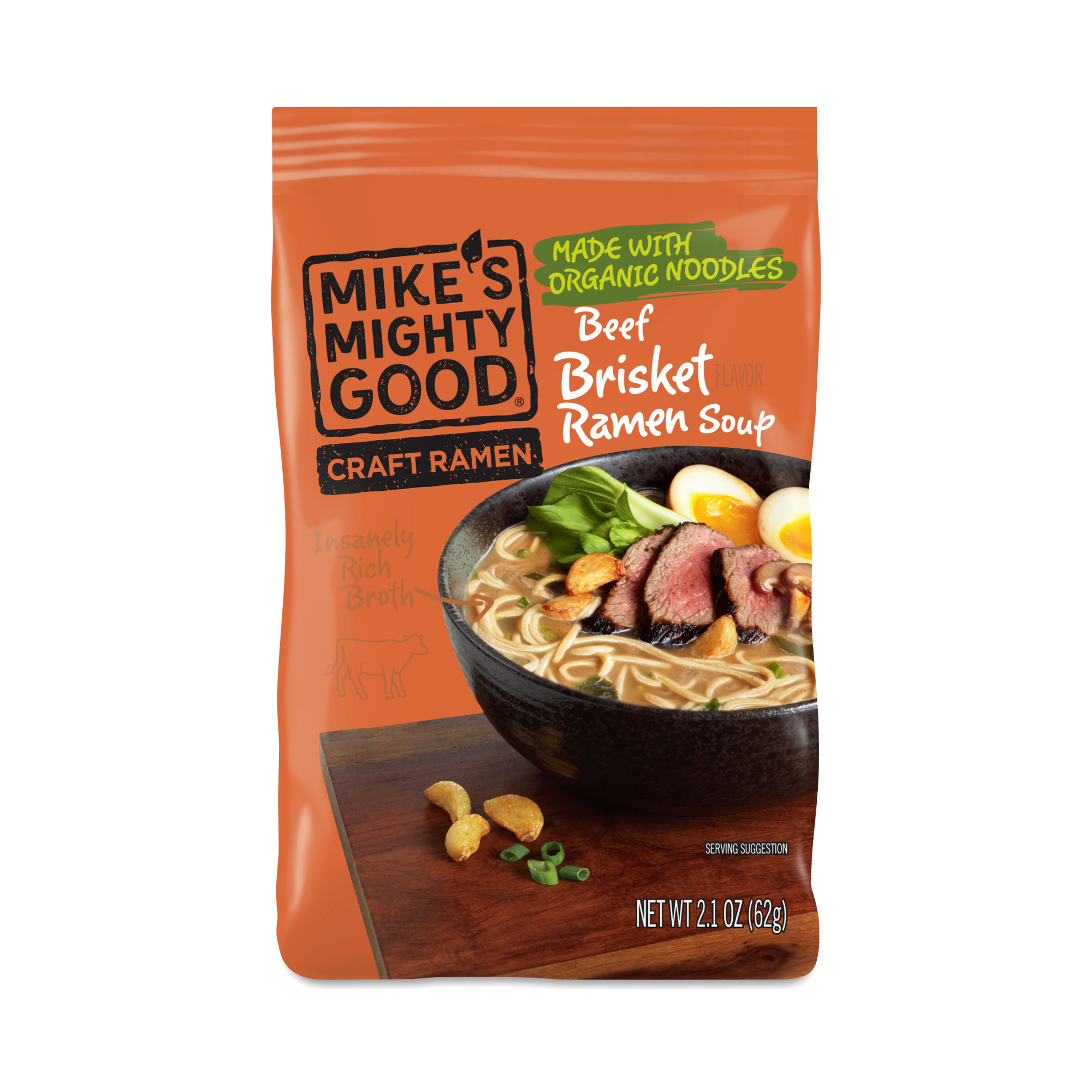 Mike's Mighty Good Ramen Soup, Brisket Beef | Thrive Market