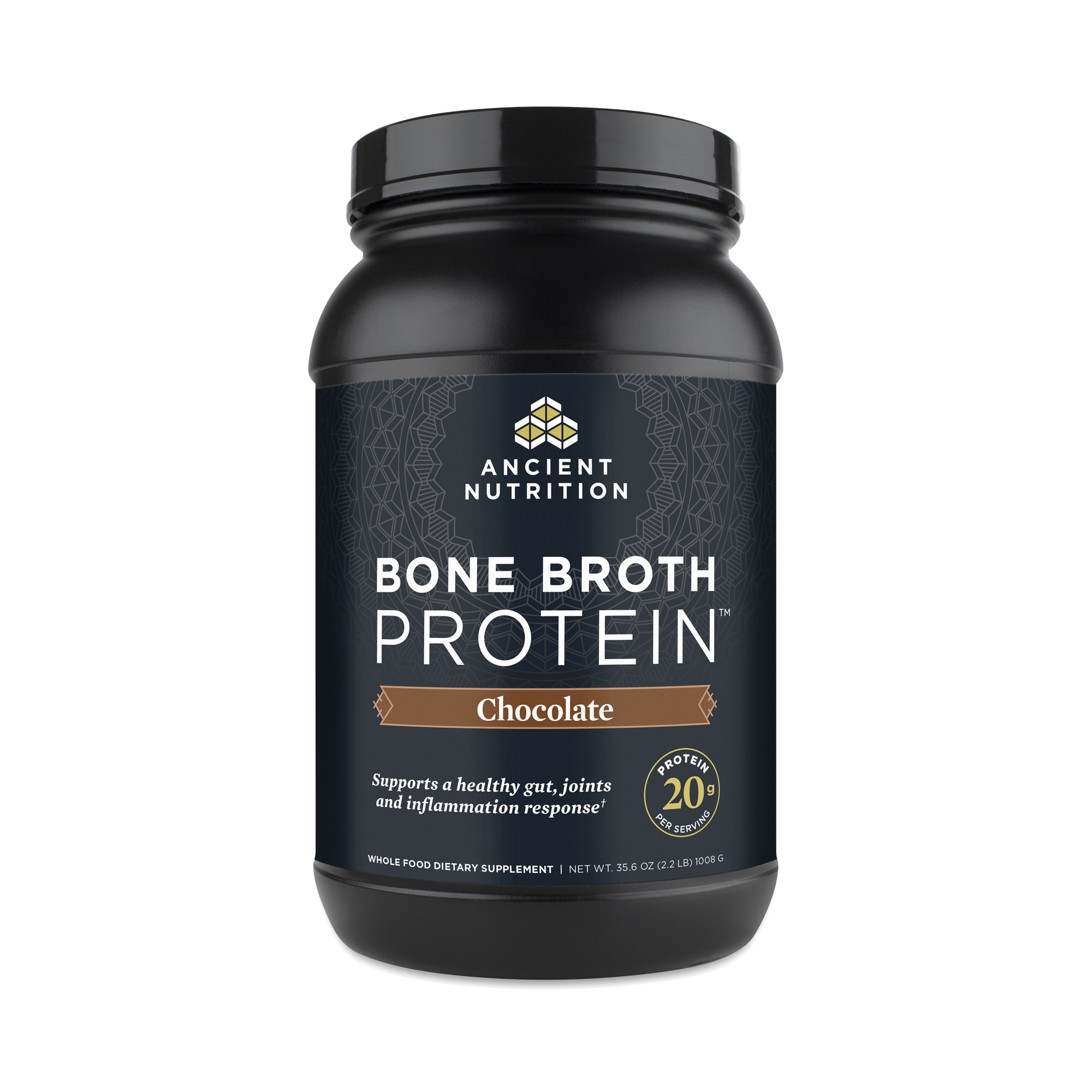 Ancient Nutrition Bone Broth Protein, Chocolate | Thrive Market