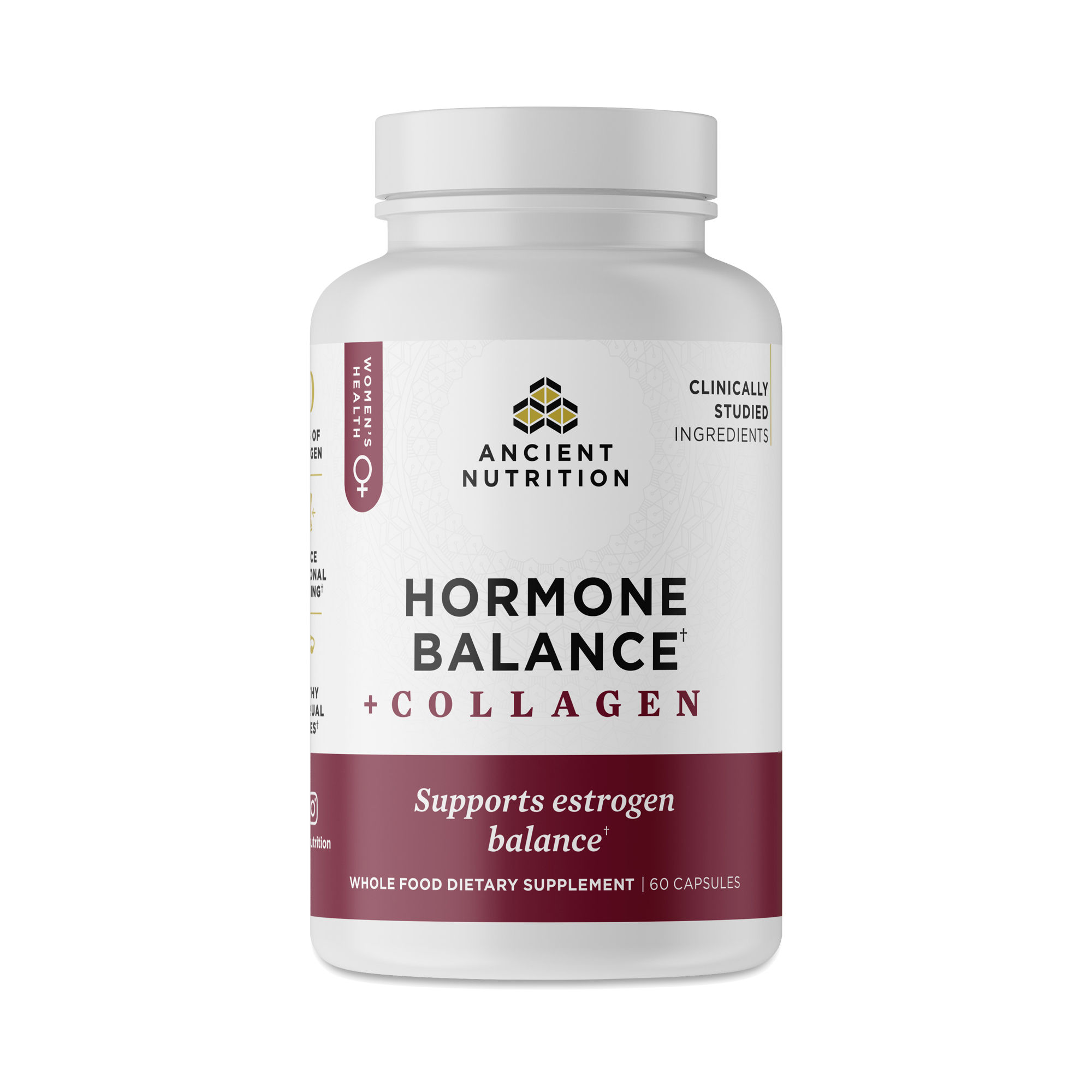 Ancient Nutrition Women's Hormone Balance + Collagen | Thrive Market