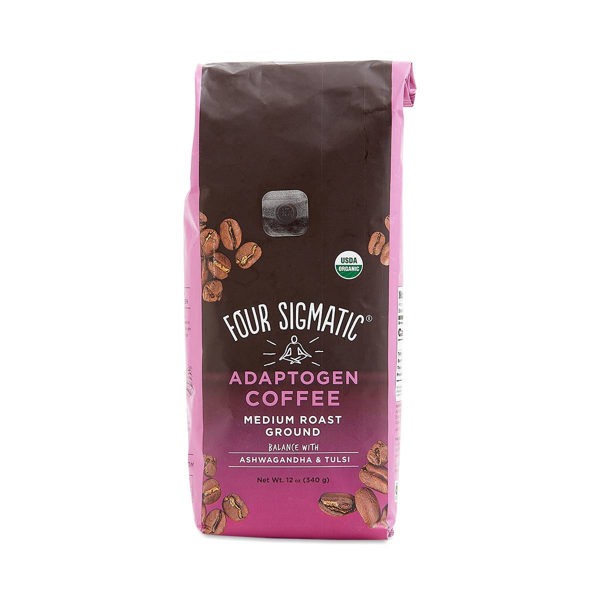 Four Sigmatic Adaptogen Coffee, Medium Roast, Ground - Thrive Market