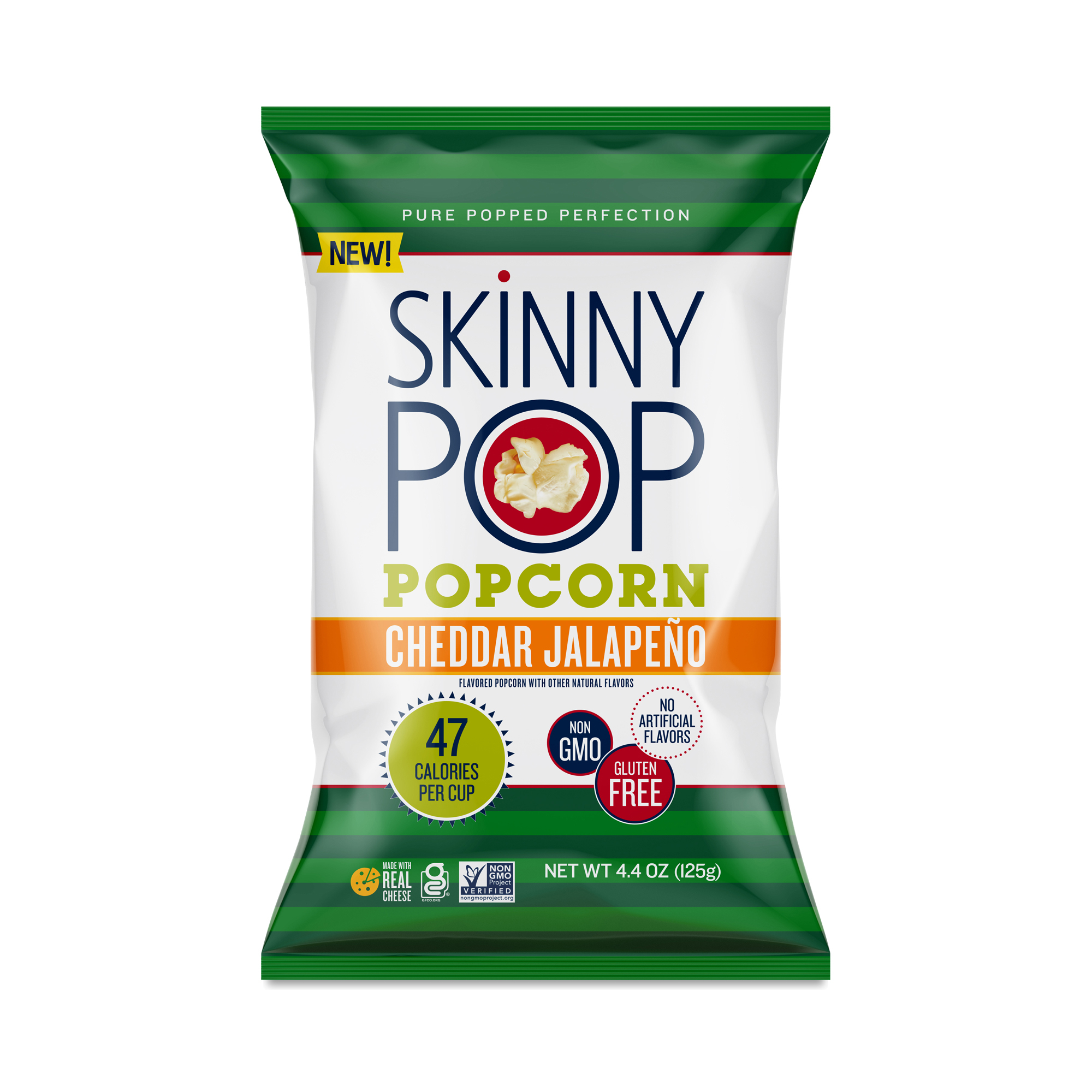 SkinnyPop Popcorn, Cheddar Jalapeño | Thrive Market