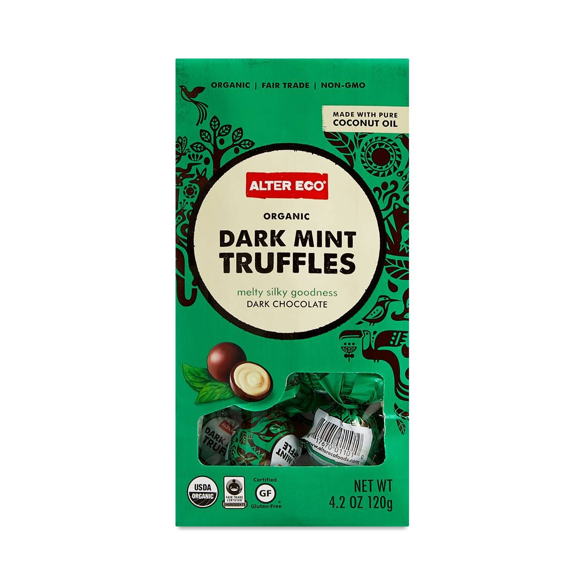 Organic Dark Mint Truffles by Alter Eco - Thrive Market