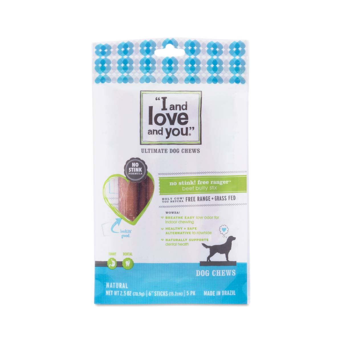 6 inch No Stink! Free Ranger Bully Stix Dog Chews - Thrive Market