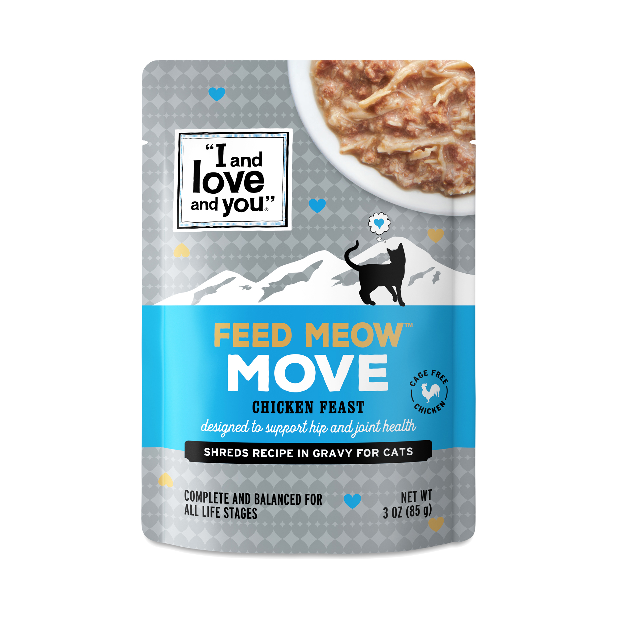 I and love and you Feed Meow Wet Cat Food, Chicken Shreds | Thrive Market