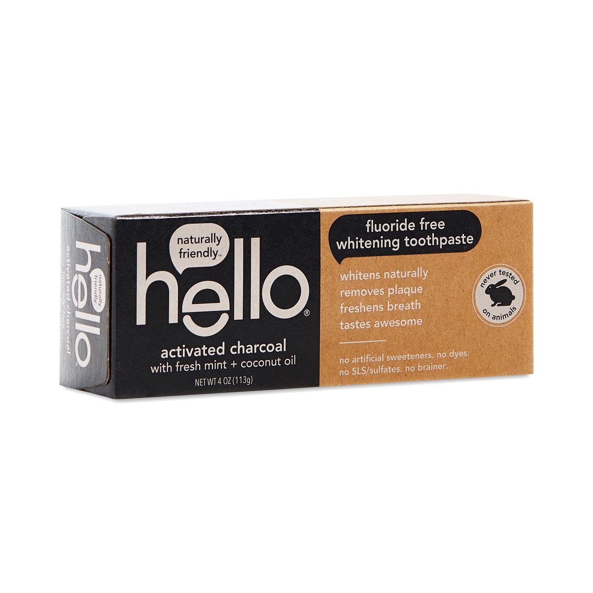 Hello Activated Charcoal Whitening Toothpaste | Thrive Market