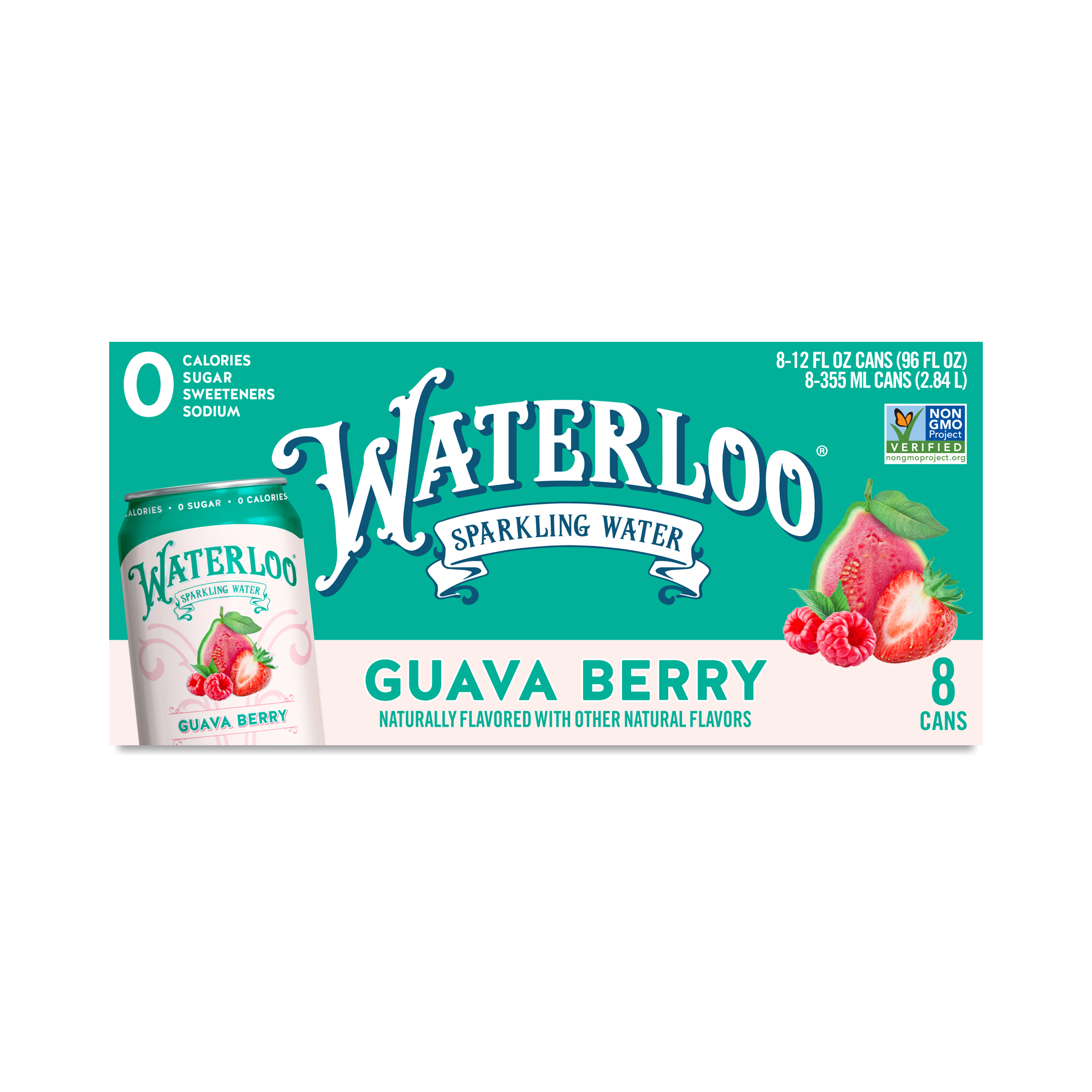 Waterloo Sparkling Water Guava Berry | Thrive Market