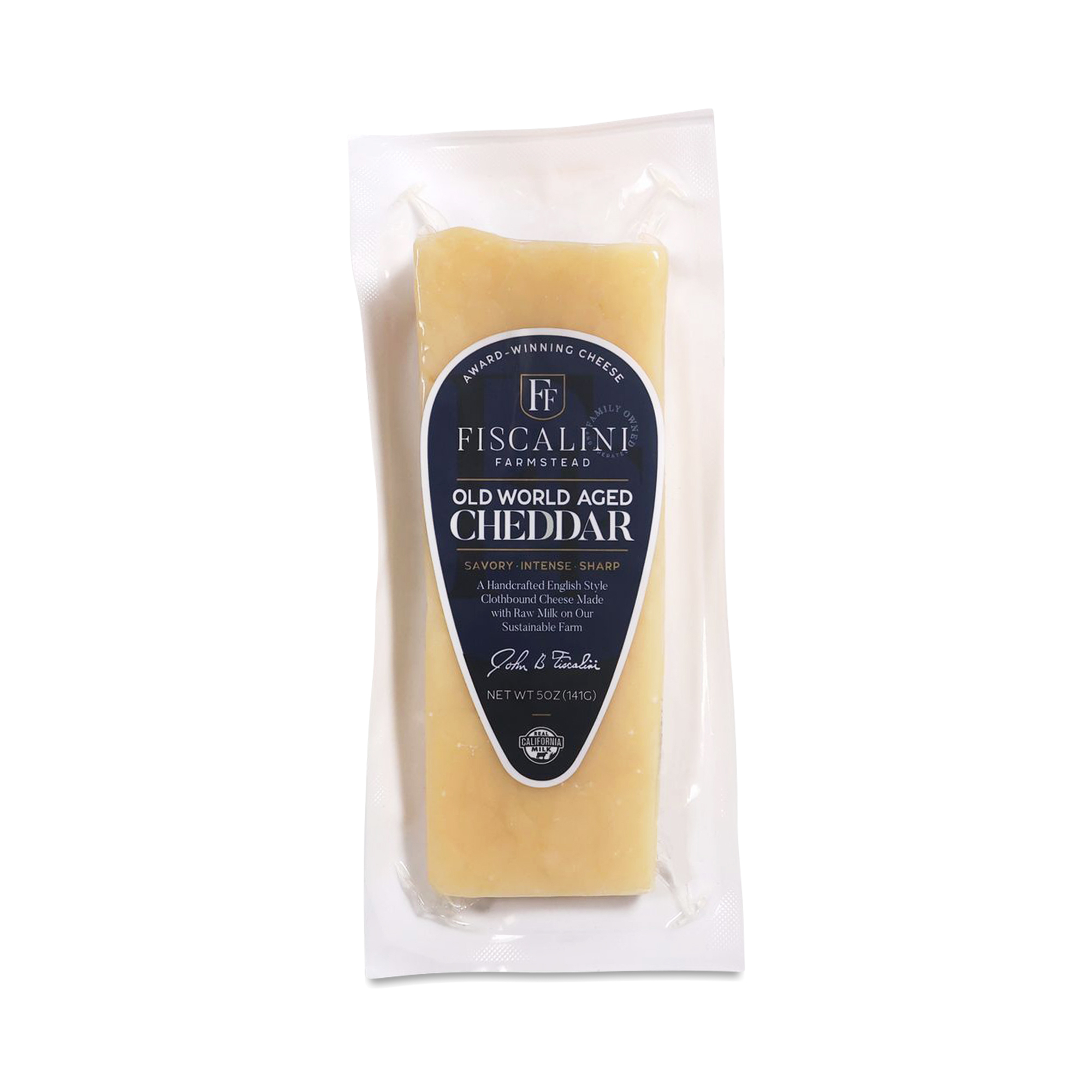 Fiscalini Farmstead Cheddar Cheese, Old World Aged | Thrive Market