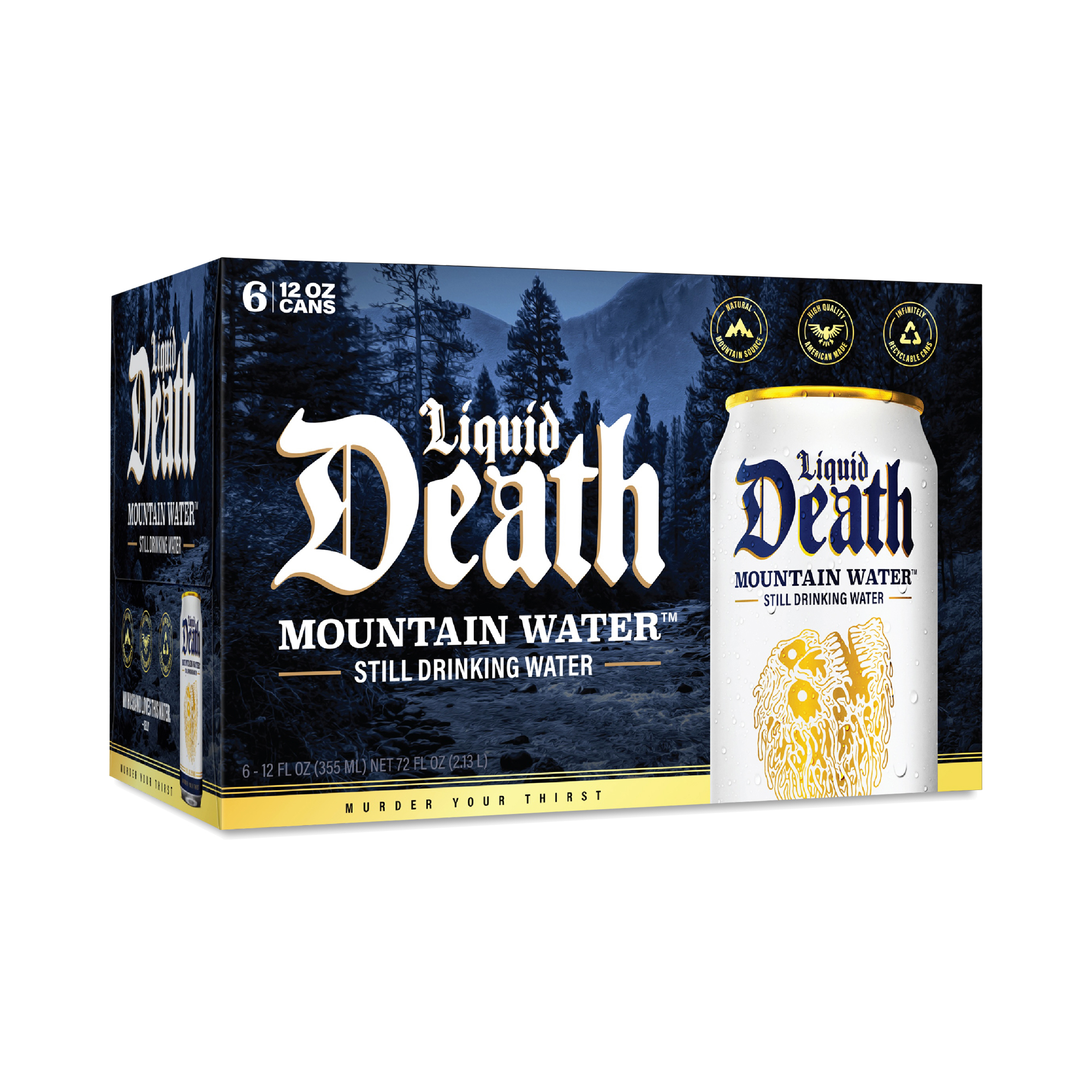 Liquid Death Still Mountain Water | Thrive Market