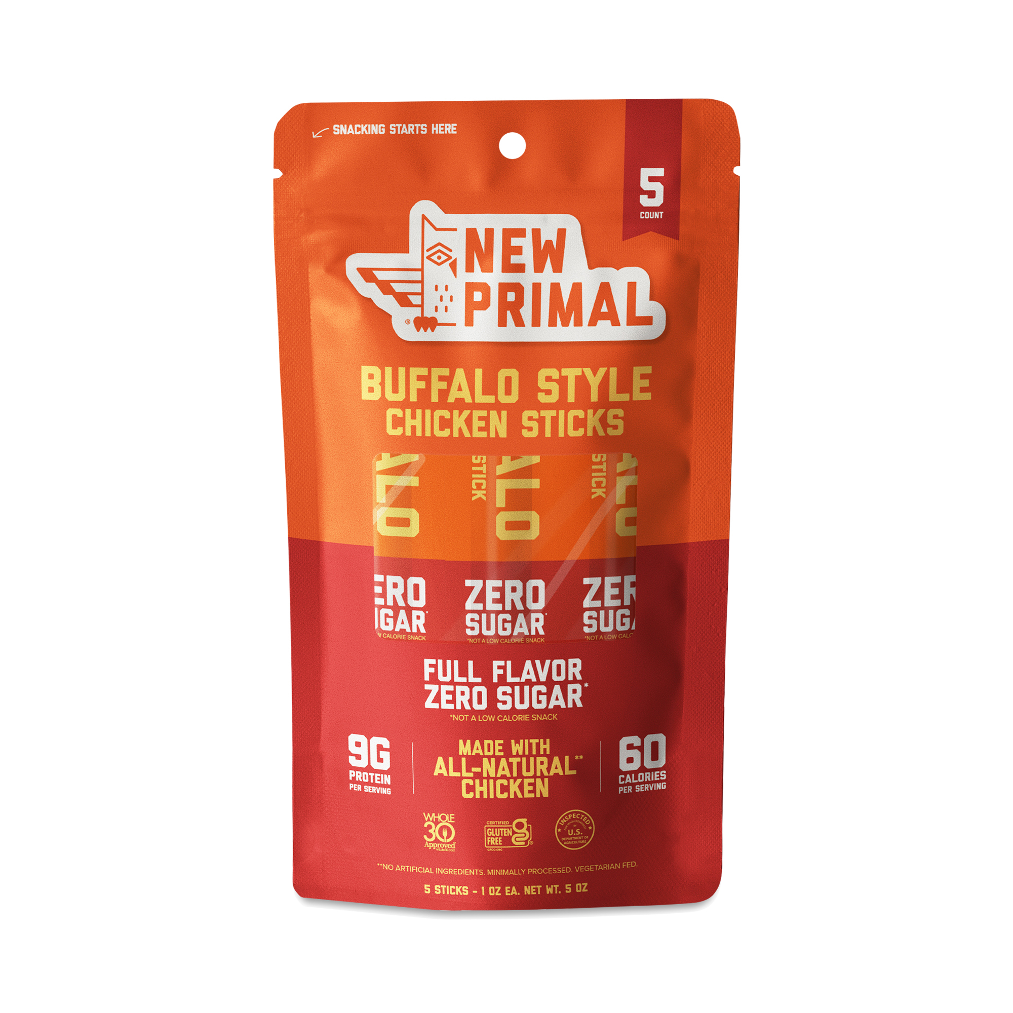 The New Primal Chicken Sticks, Buffalo Style | Thrive Market