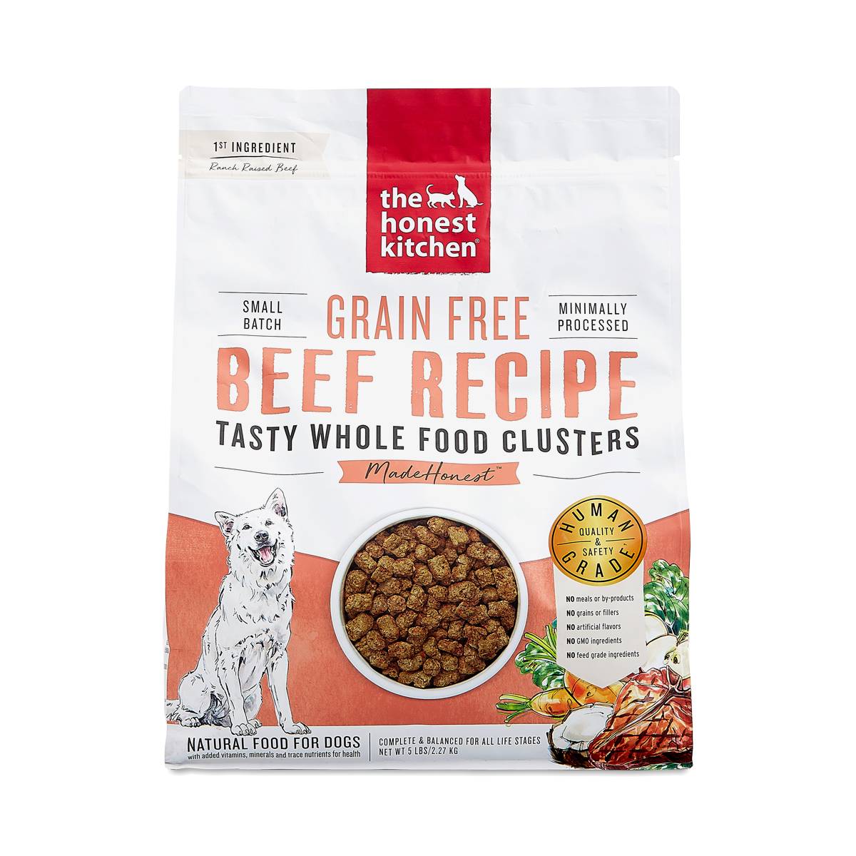 The Honest Kitchen Grain Free Beef Whole Food Clusters - Thrive Market