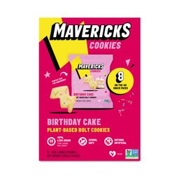 Mavericks Cookies Birthday Cake Cookiez Snack Pack | Thrive Market