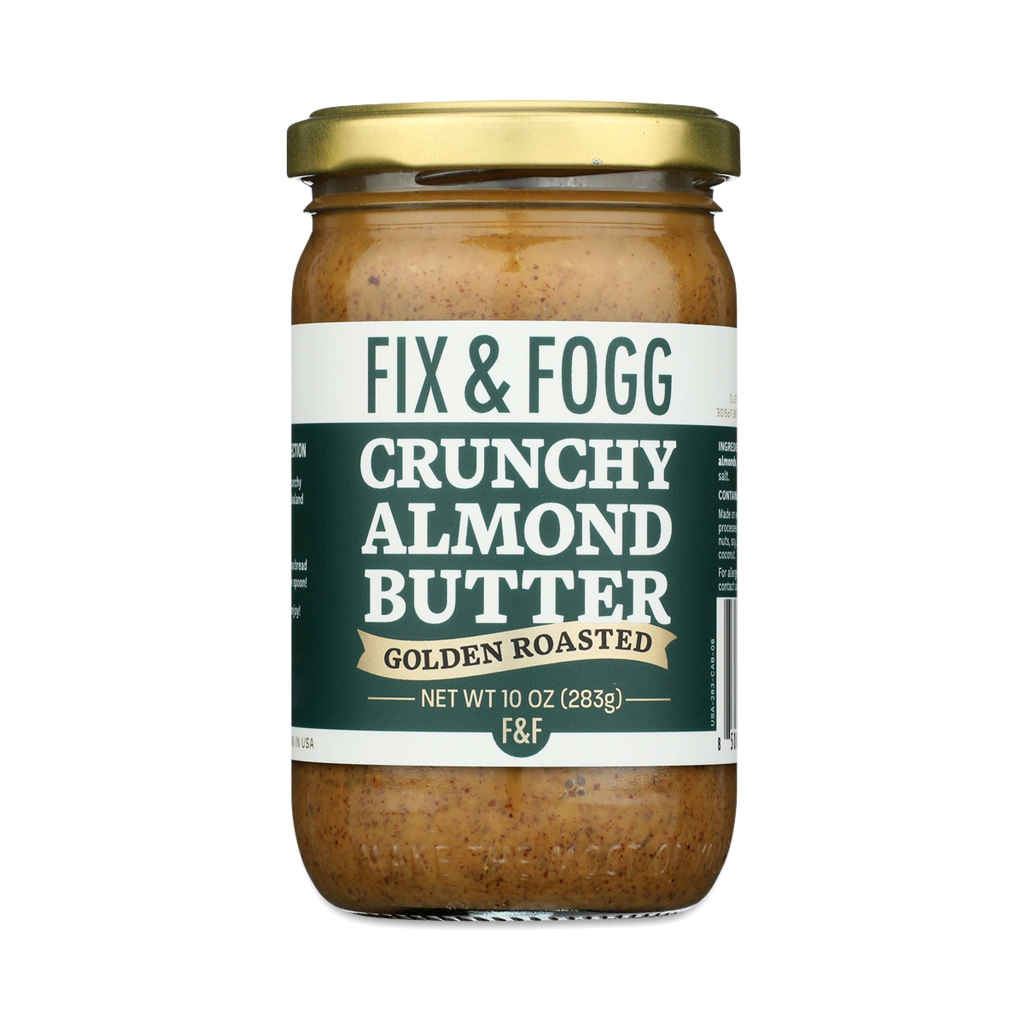 Fix & Fogg Crunchy Almond Butter | Thrive Market