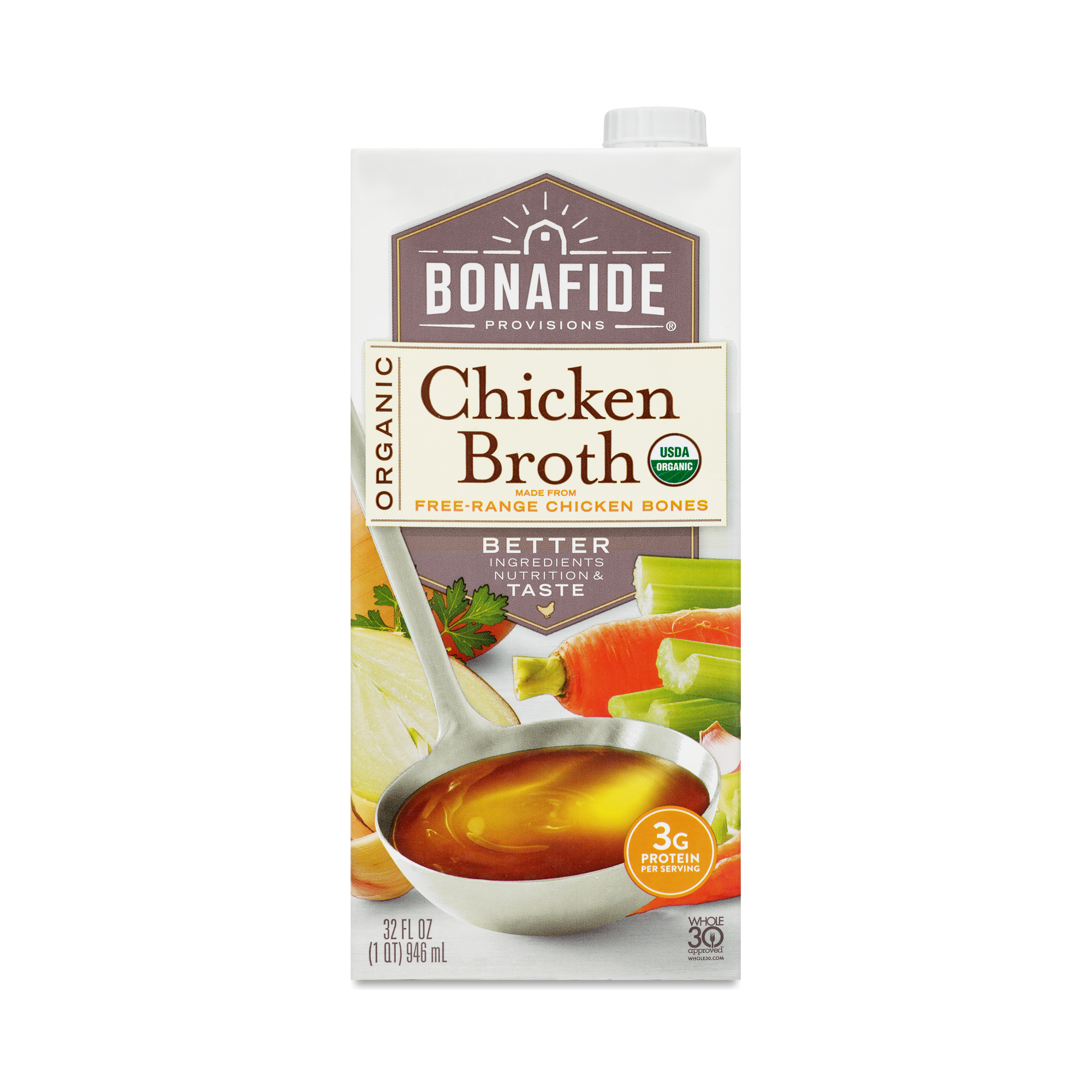 Bonafide Provisions Organic Chicken Broth | Thrive Market