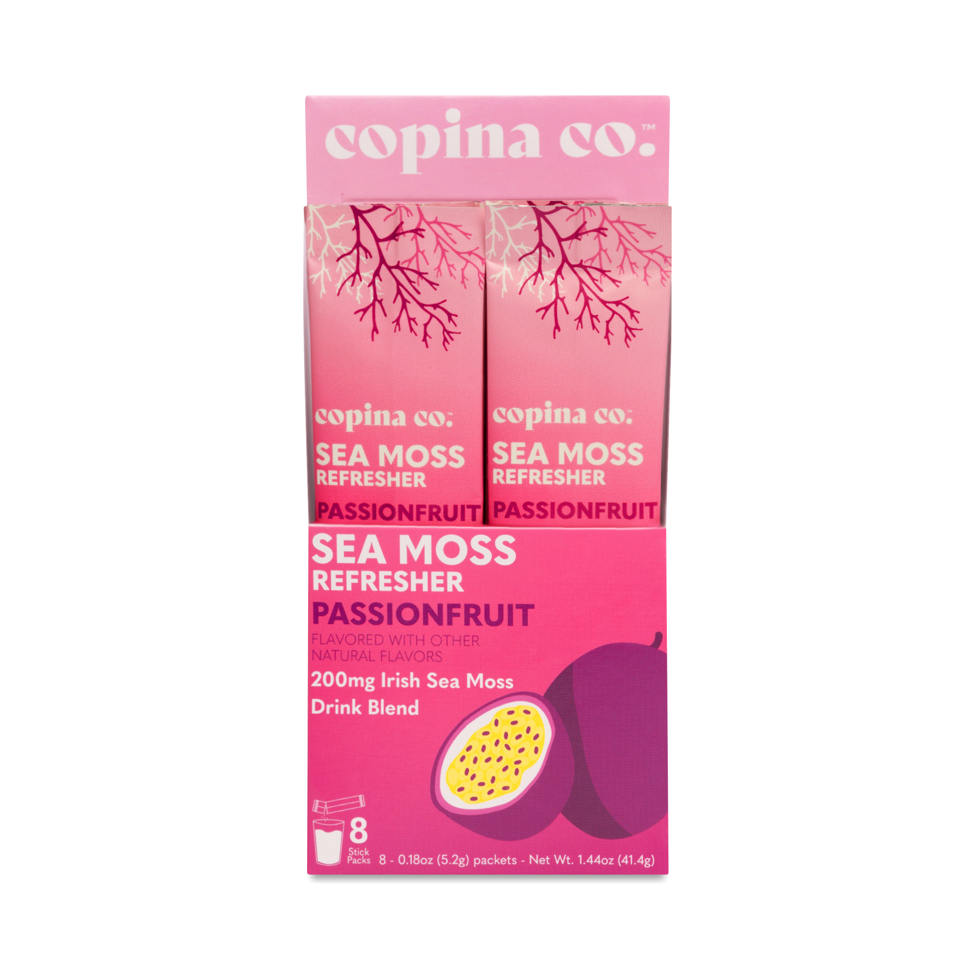 Copina Co. Sea Moss Refresher, Passionfruit | Thrive Market